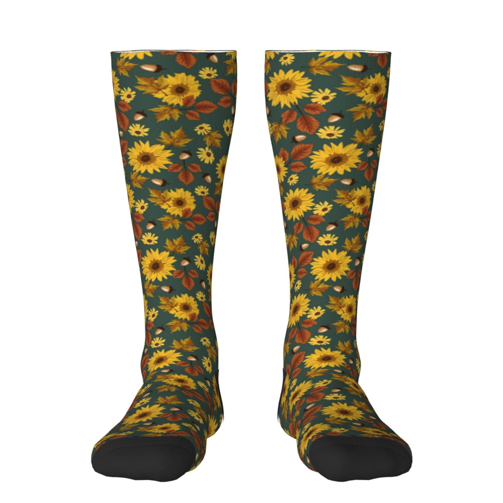 Sigee Fall Daisy Leaf Nuts for Socks for Men Women Socks Stocking ...
