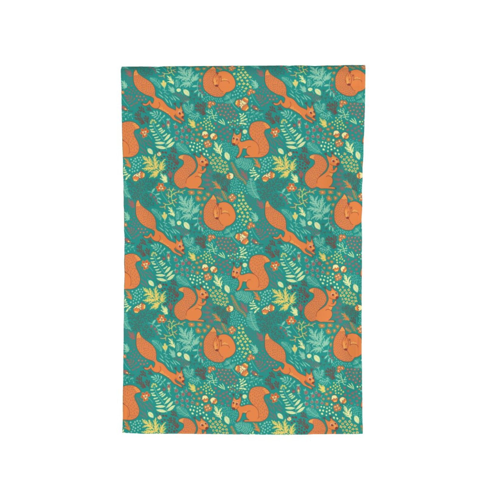 Sigee Fall Forest Squirrel Printed Flag12.5 * 18in Outdoor Yard Flags ...