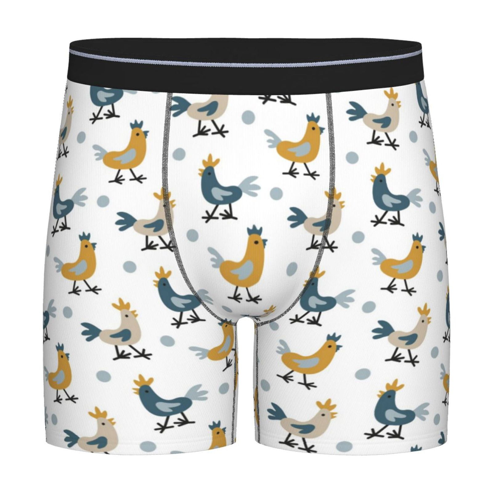 Sigee Farm Roosters for Men's Boxer Briefs,Moisture Wicking and ...
