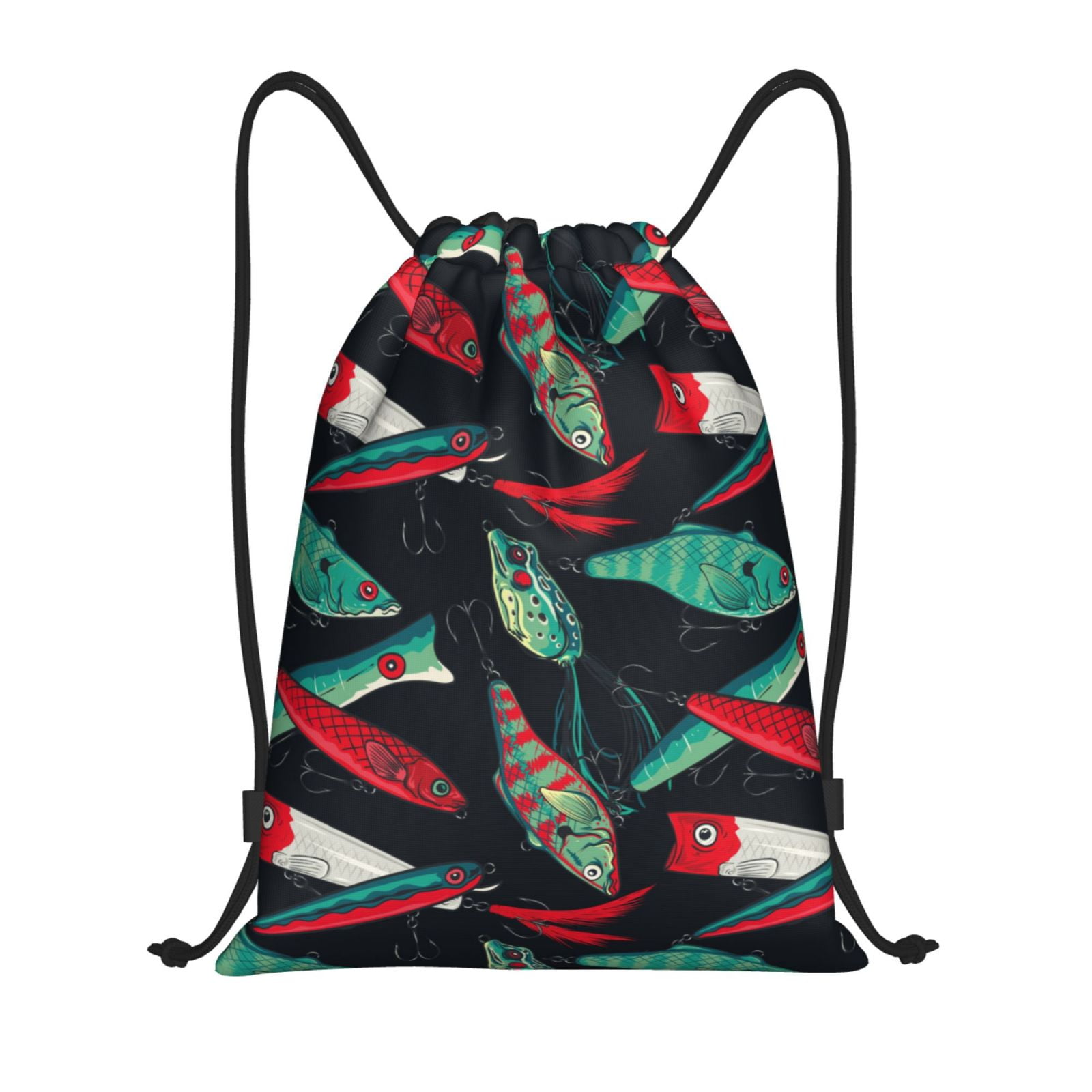 Sigee Fishing Lure for Drawstring Bag String Backpack for Sports, Gym ...