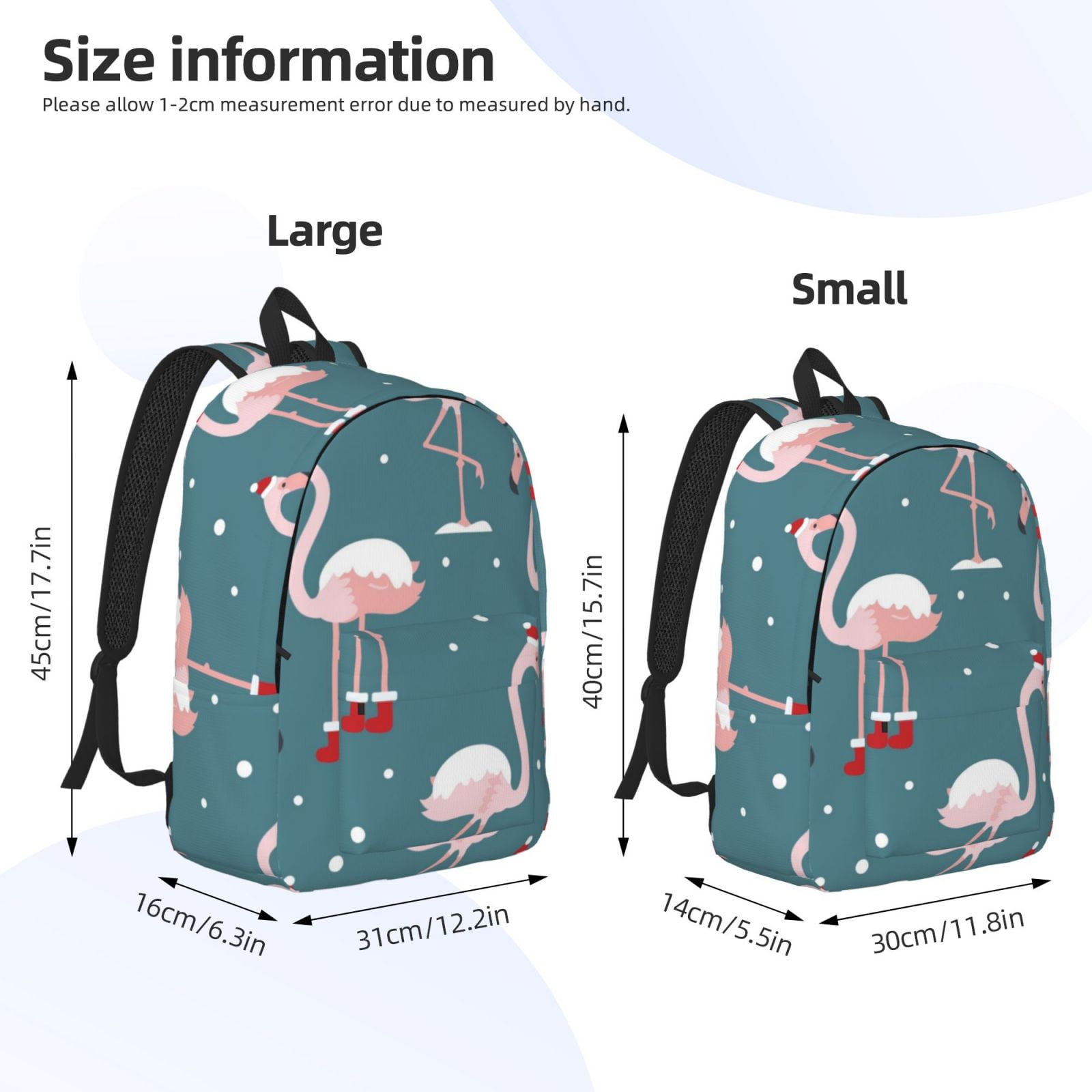 Sigee Flamingo for Canvas Large Capacity Laptop Backpack for Men and ...