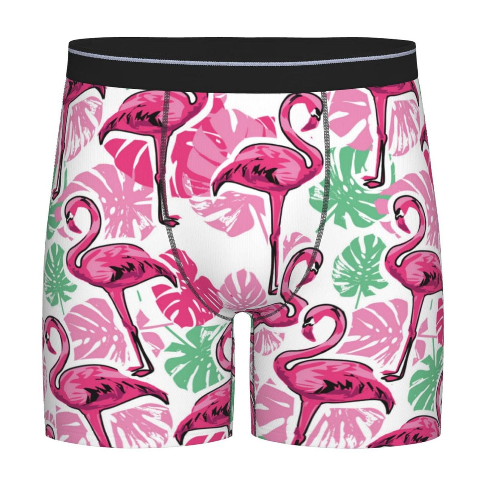 Sigee Flamingo for Men's Boxer Briefs,Moisture Wicking and Breathable ...