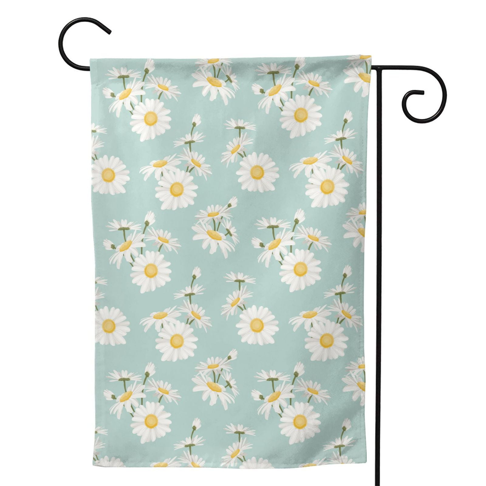 Sigee Floral Daisy for Live Happy Decorative Small Garden Flag,Double ...