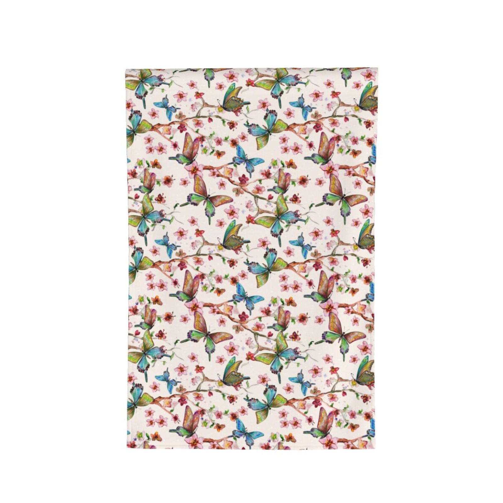 Sigee Floral With Butterflies Printed Flag12.5 * 18in Outdoor Yard ...