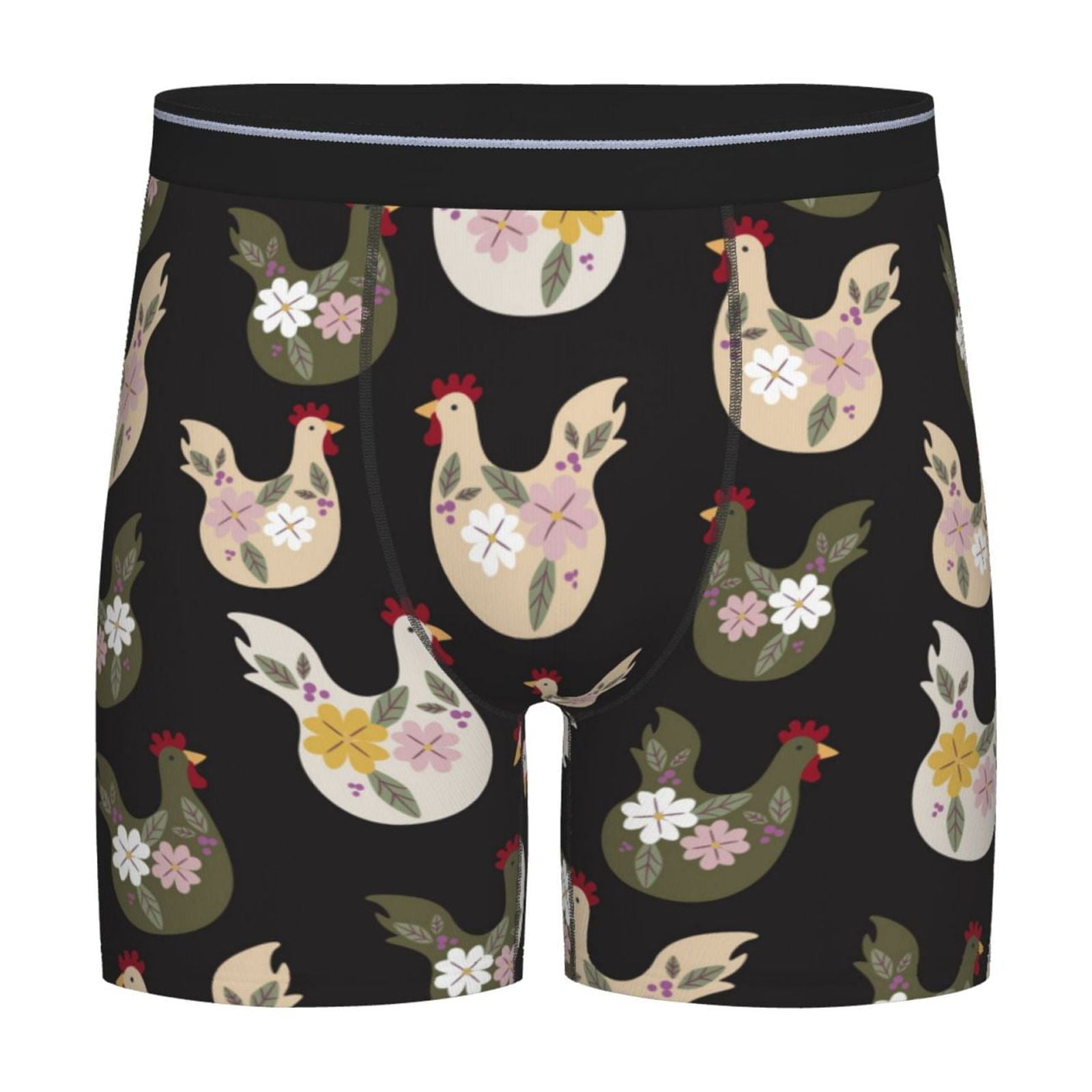 Sigee Flowe Rooster for Men's Boxer Briefs,Moisture Wicking and ...