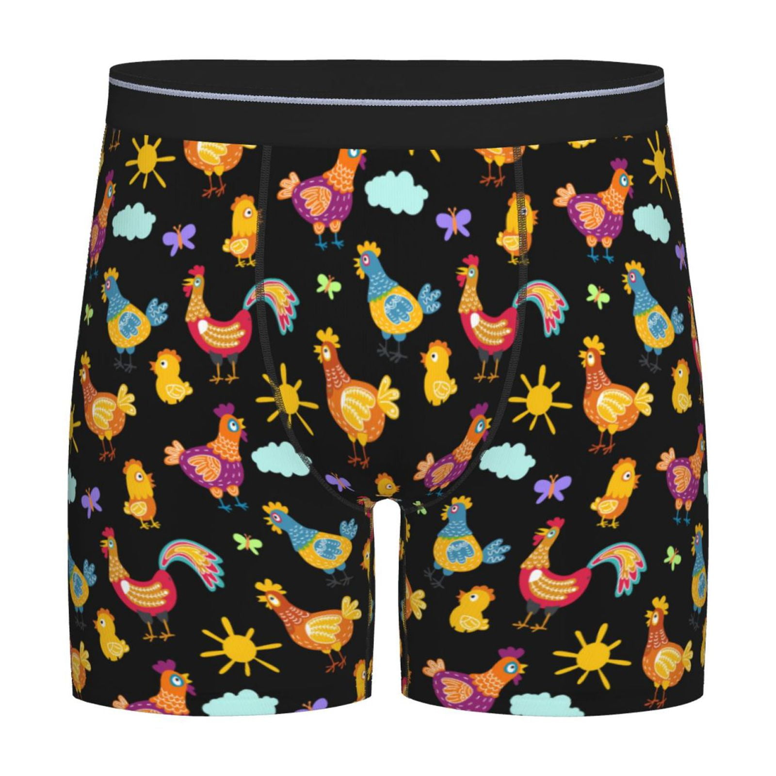 Sigee Flowe Rooster for Men's Boxer Briefs,Moisture Wicking and ...