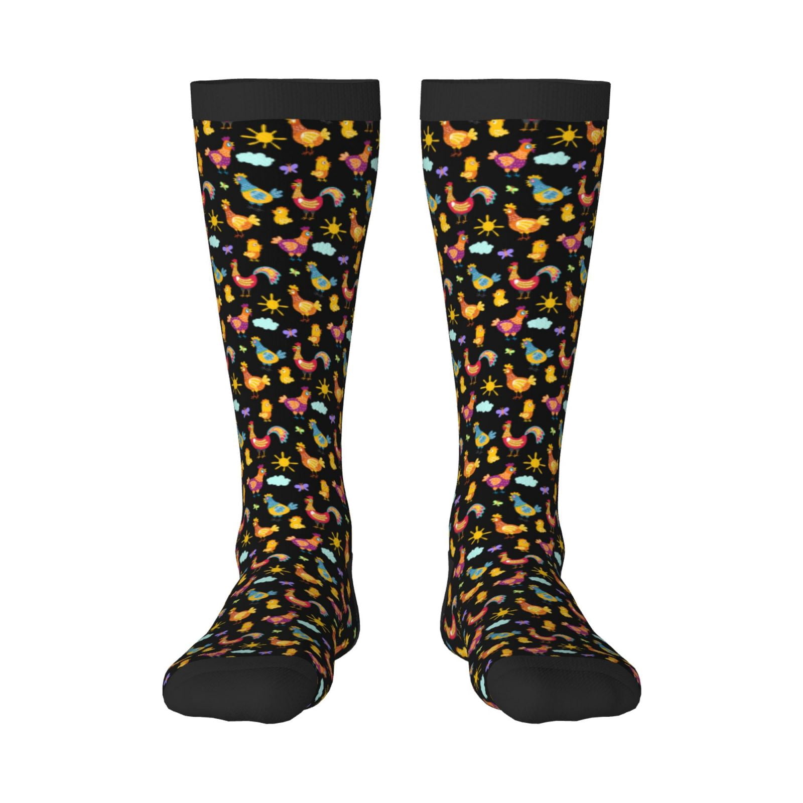Sigee Flowe Rooster for Socks for Men Women Gifts for Him Boyfriend ...