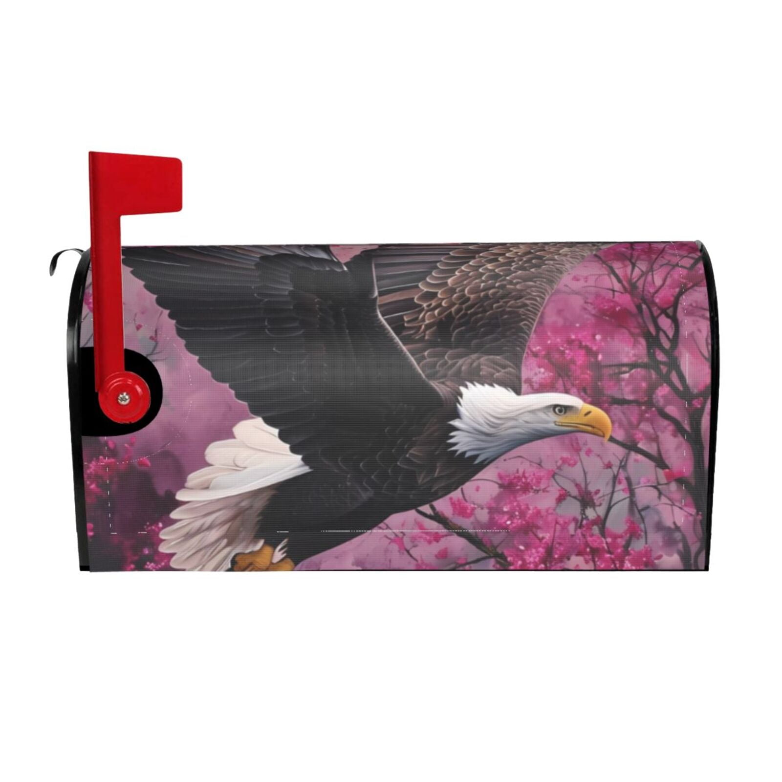 Sigee Flower Bald Eagle for Mailbox Cover Magnetic Waterproof Post Box ...