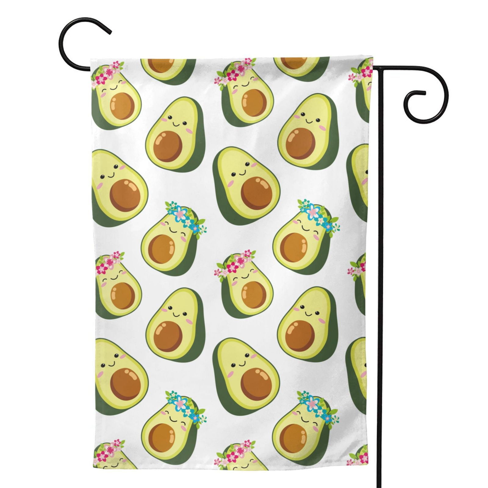 Sigee Flowers Avocado for Live Happy Decorative Small Garden Flag ...