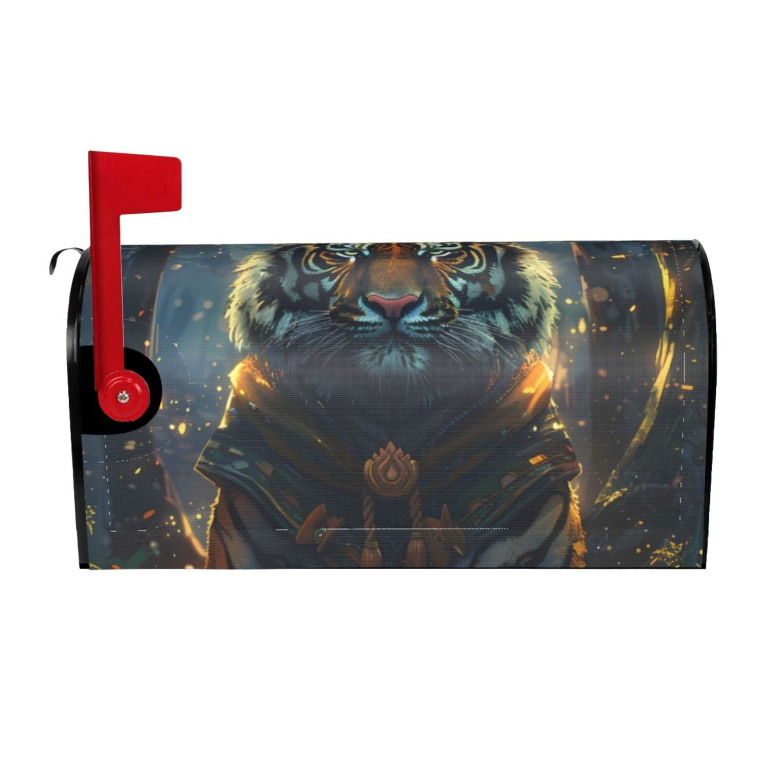 Sigee Forest Meditating Tiger for Mailbox Cover Magnetic Waterproof ...