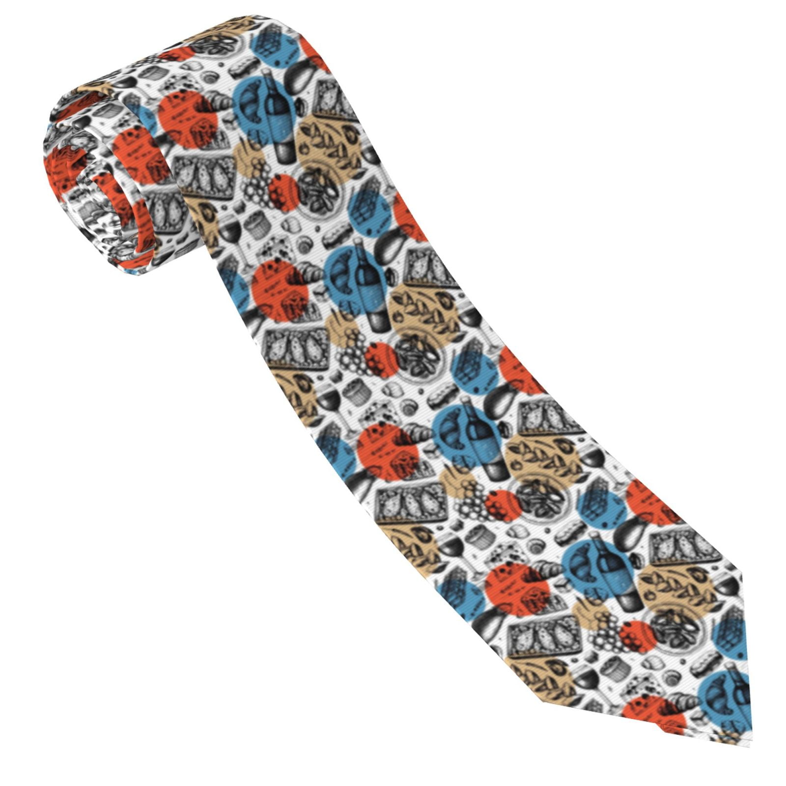 Sigee French Food for Elegant Men's Necktie,Classic Tie for Formal and ...