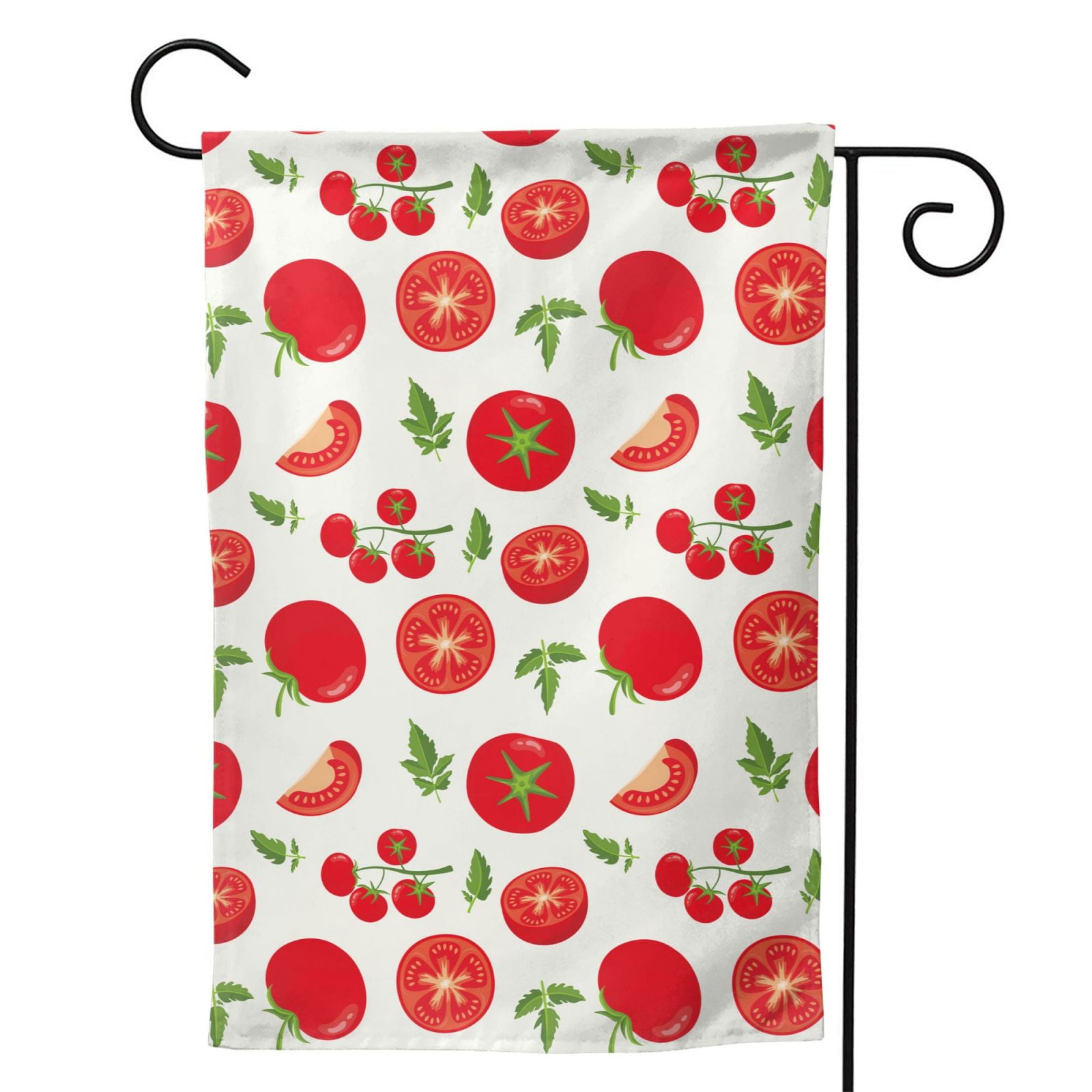 Sigee Fresh Red Tomato for Live Happy Decorative Small Garden Flag ...