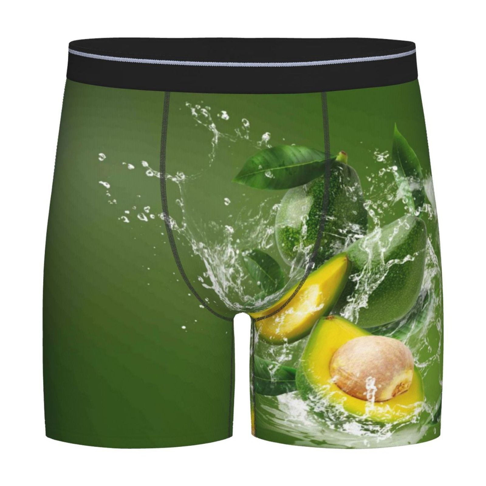 Sigee Friut Avocado for Men's Boxer Briefs,Moisture Wicking and ...