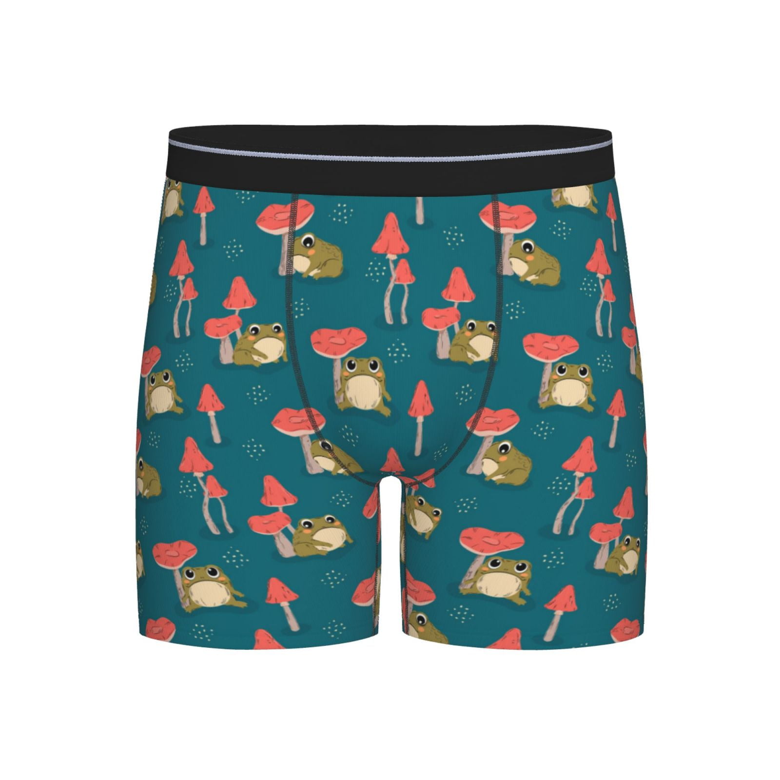 Sigee Frog and Mushrooms for Men's Boxer Briefs,Moisture Wicking and ...