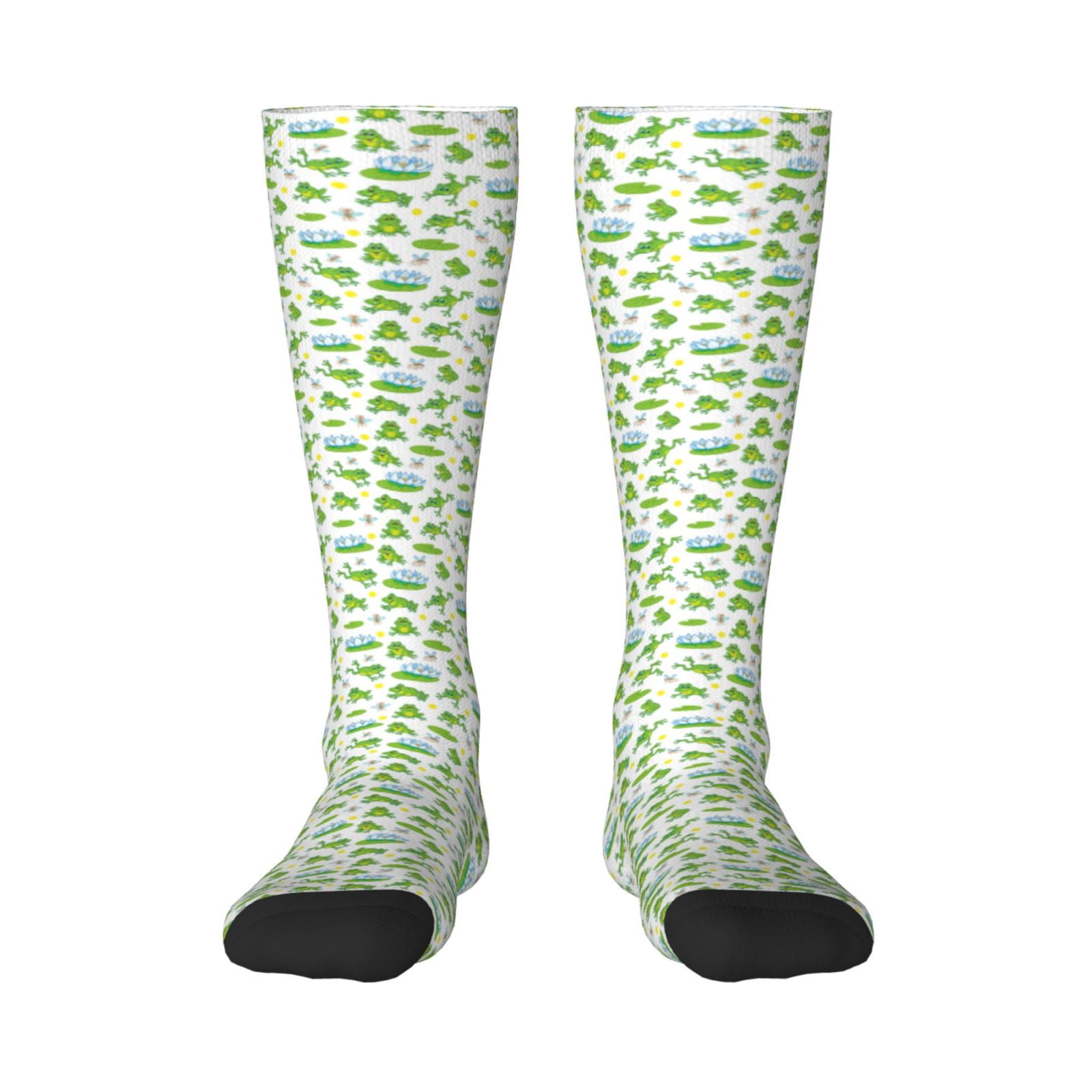Sigee Frogs Jumping for Socks for Men Women Socks Stocking Compression ...