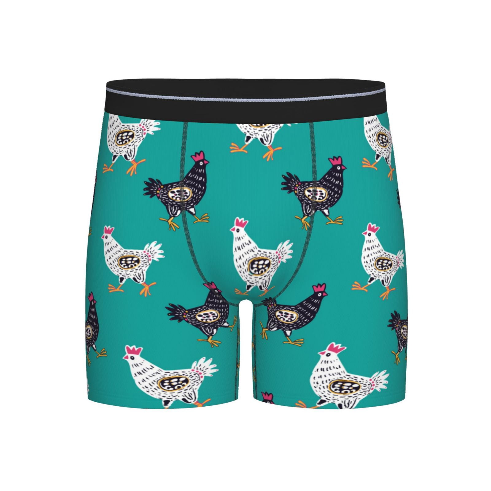 Sigee Funny Chicken for Men's Boxer Briefs,Moisture Wicking and ...