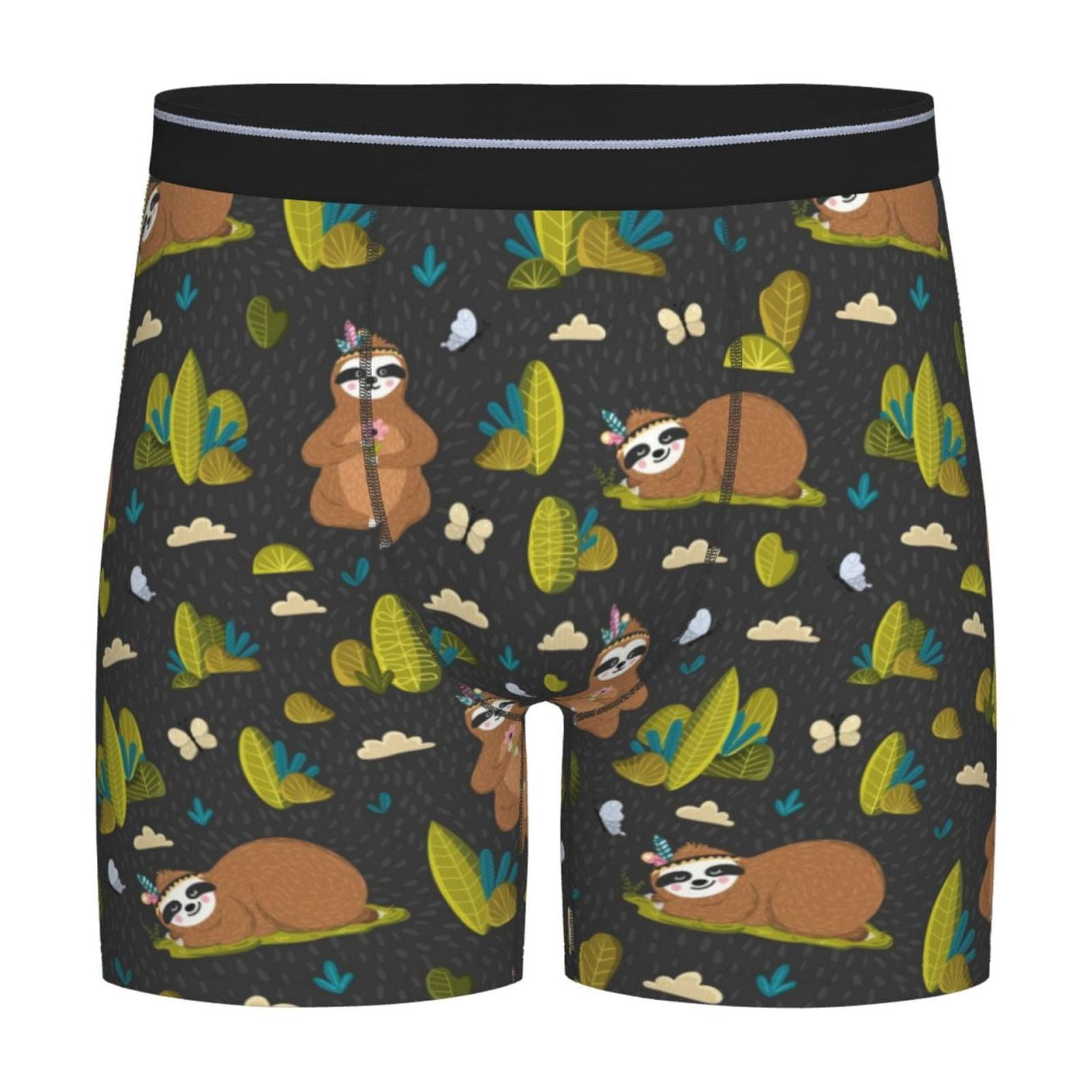 Sigee Funny Sloths In The Forest for Men's Boxer Briefs,Moisture ...
