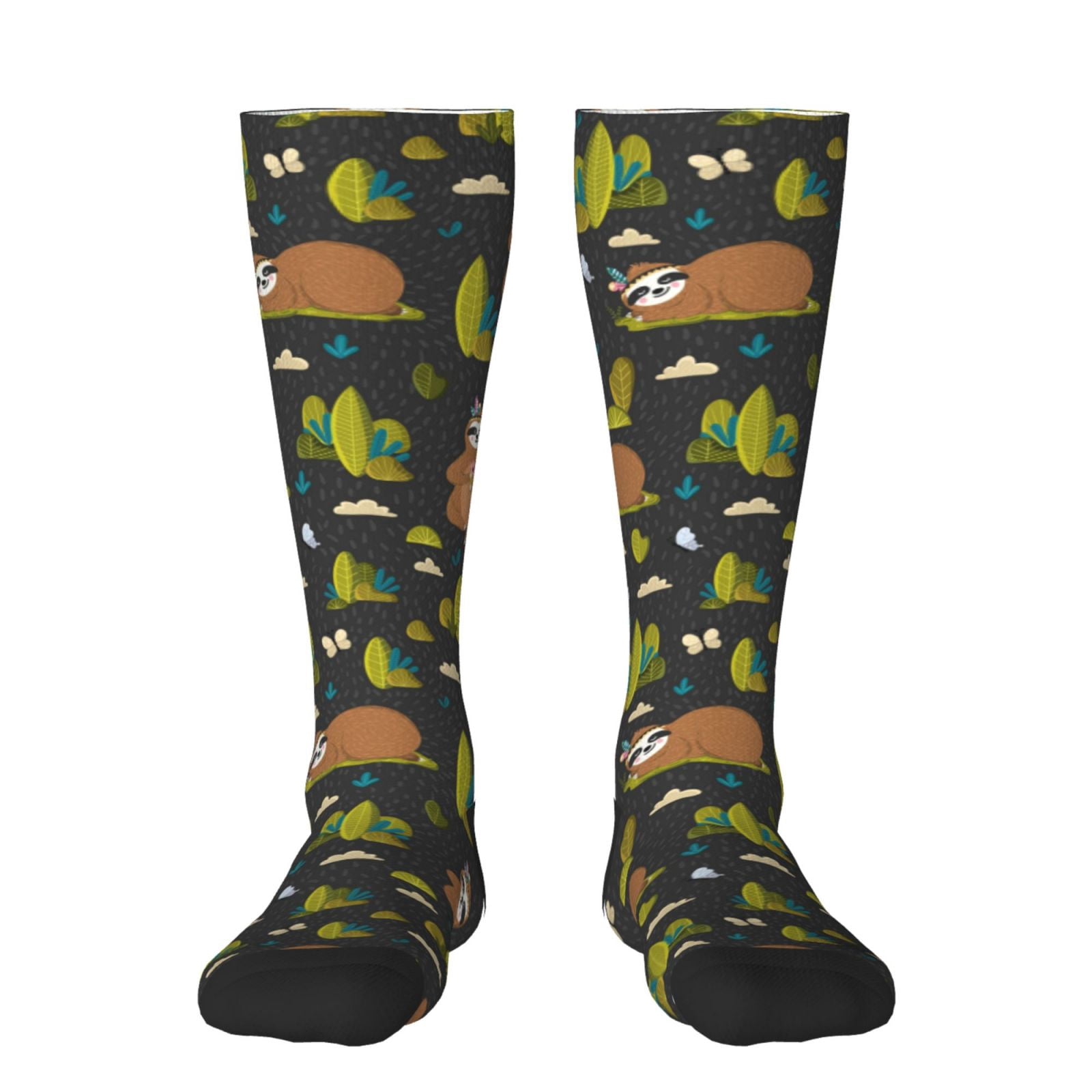 Sigee Funny Sloths In The Forest for Socks for Men Women Gifts for Him ...