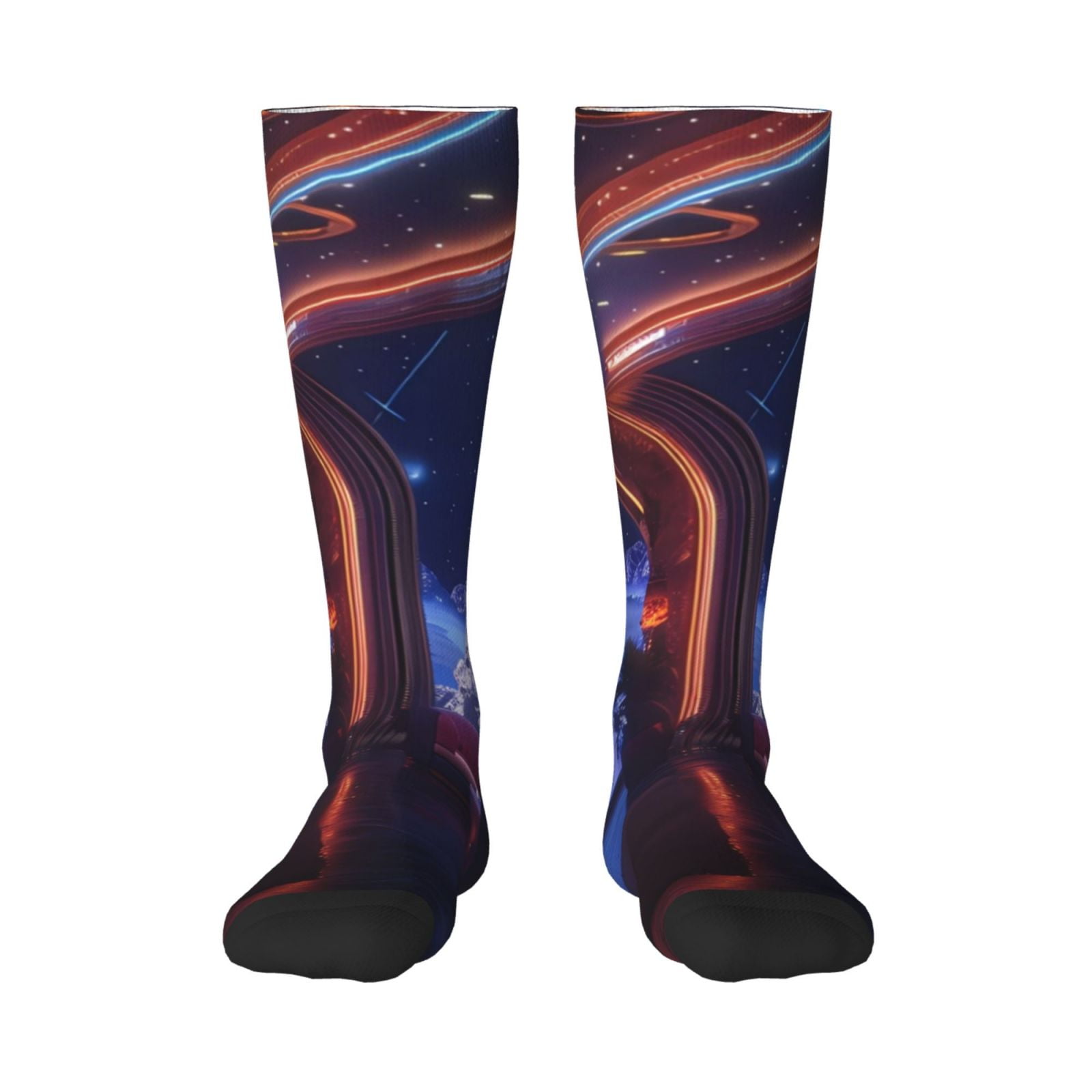 Sigee Futuristic Bar Space View for Socks for Men Women Socks Stocking ...