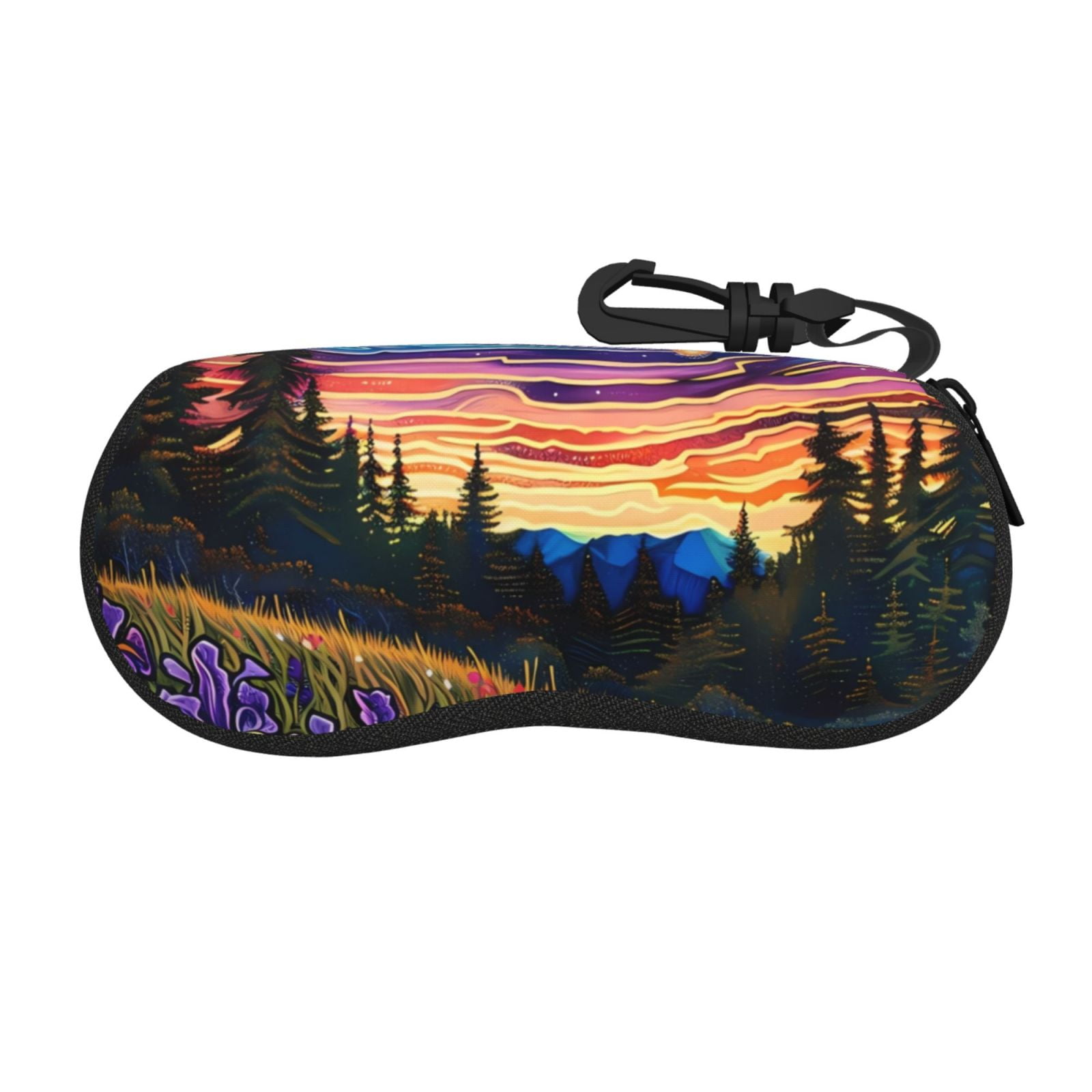 Sigee Galactic Night Over Meadow for Soft Eyeglass Cases for Women and ...