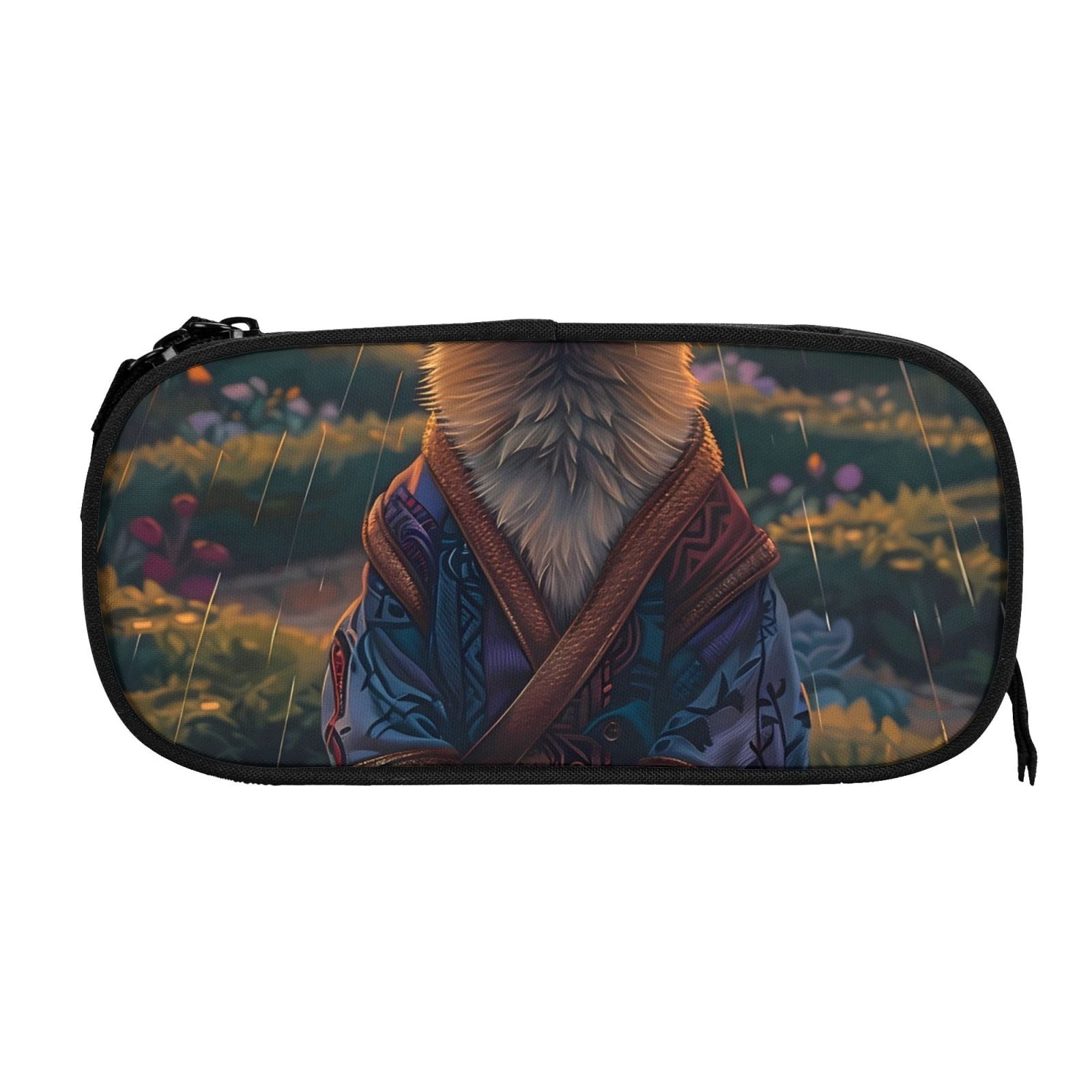 Sigee Garden Meditating Weasel for Portable Pencil Pouch with Zipper ...