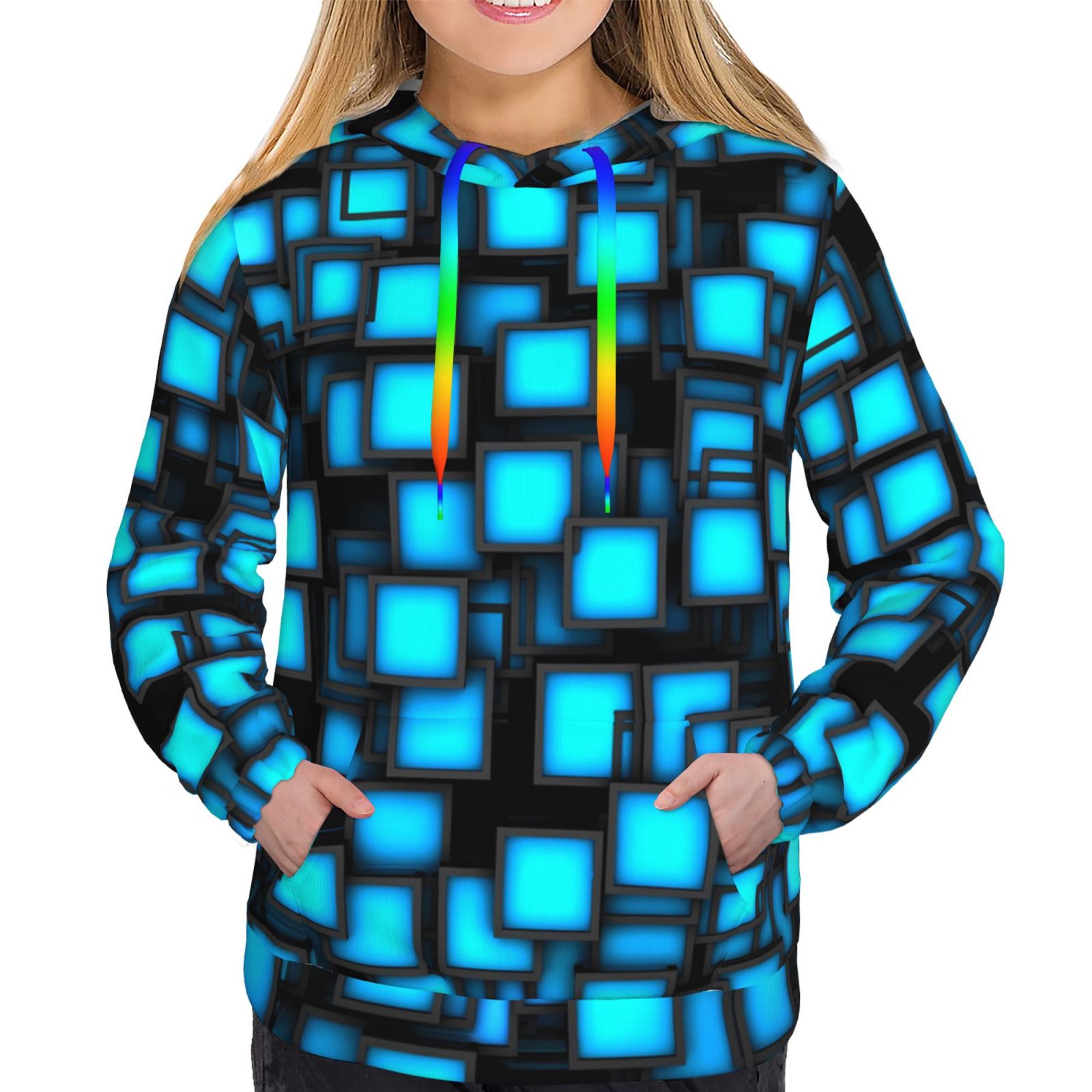 Sigee Geometry Dash (15) for Women's Pullover Hoodie Sweatshirts Adult ...
