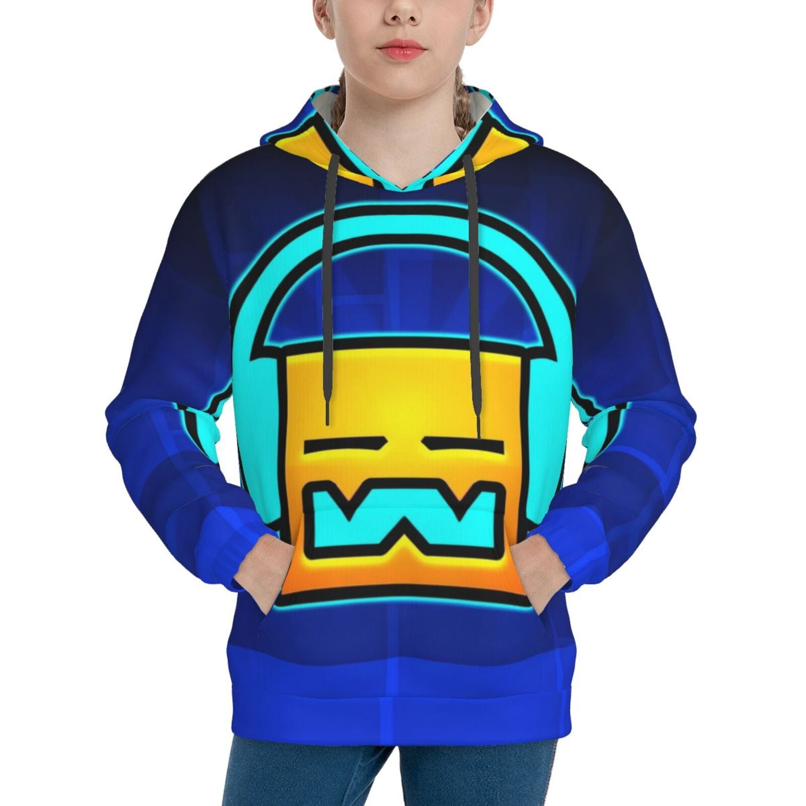 Sigee Geometry Dash (29) for Boys and Girls Youth Hoodie Kids Clothes ...