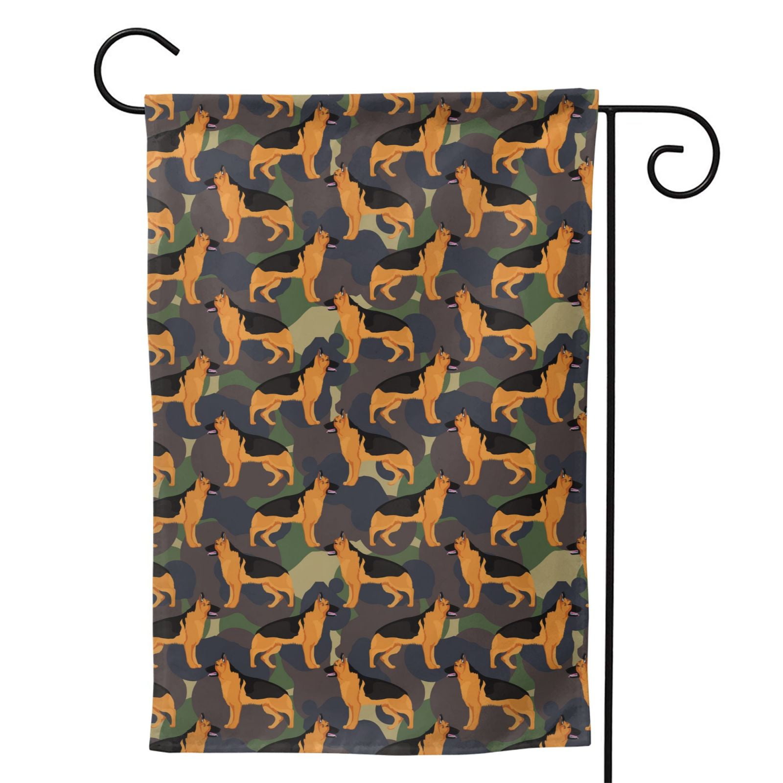 Sigee German Shepherd Dog for Live Happy Decorative Small Garden Flag ...