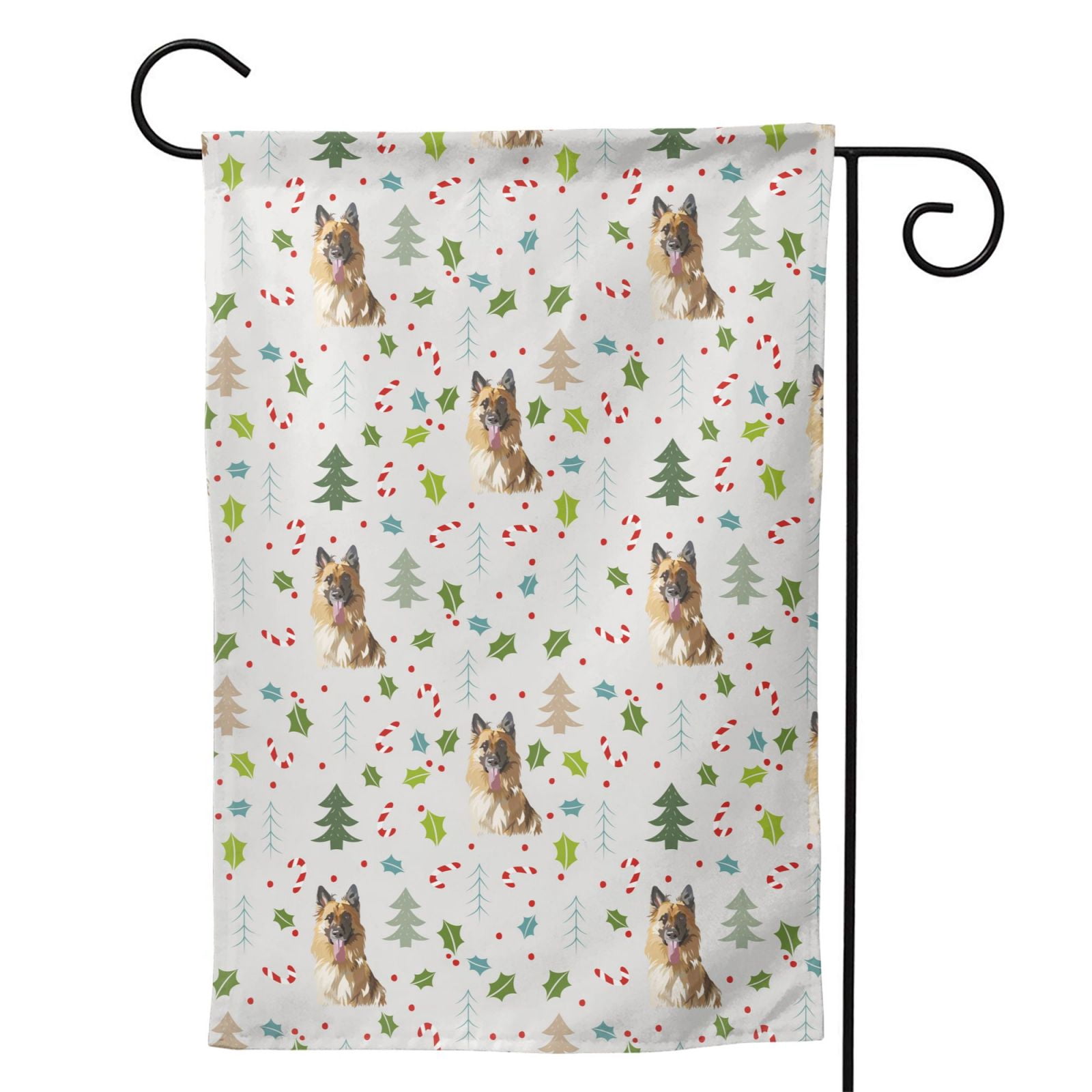 Sigee German Shepherd Dog for Live Happy Decorative Small Garden Flag ...