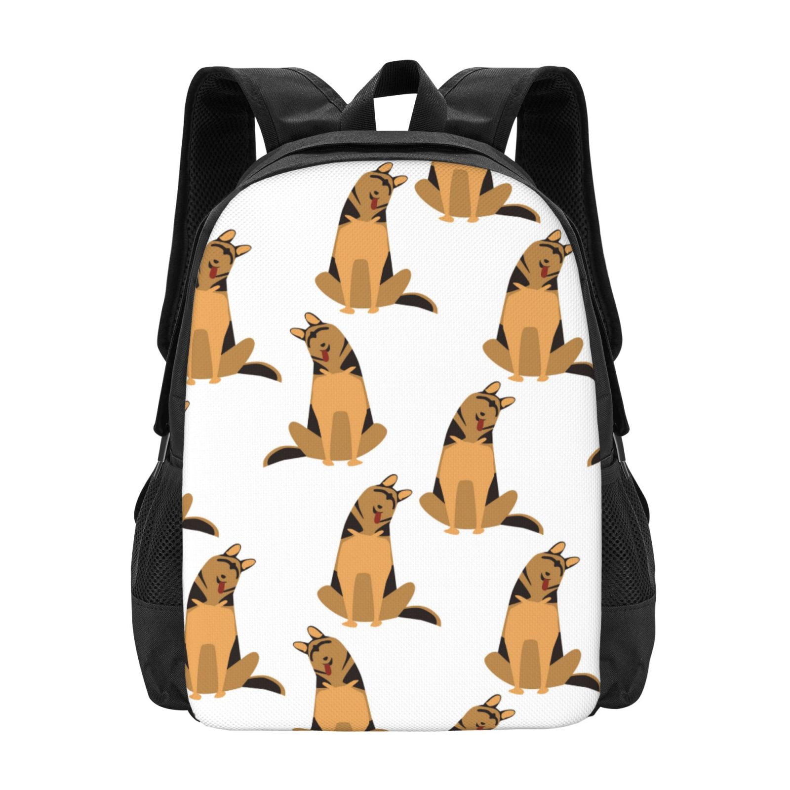 Sigee German Shepherd Dog for Simple large capacity backpack Travel ...