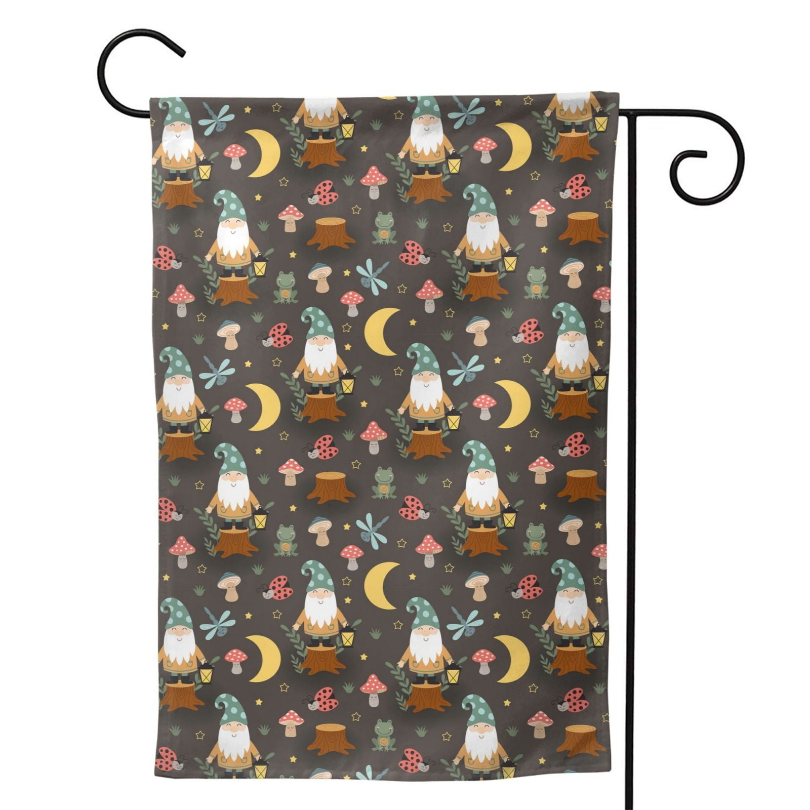 Sigee Gnome Insect Frog for Live Happy Decorative Small Garden Flag ...