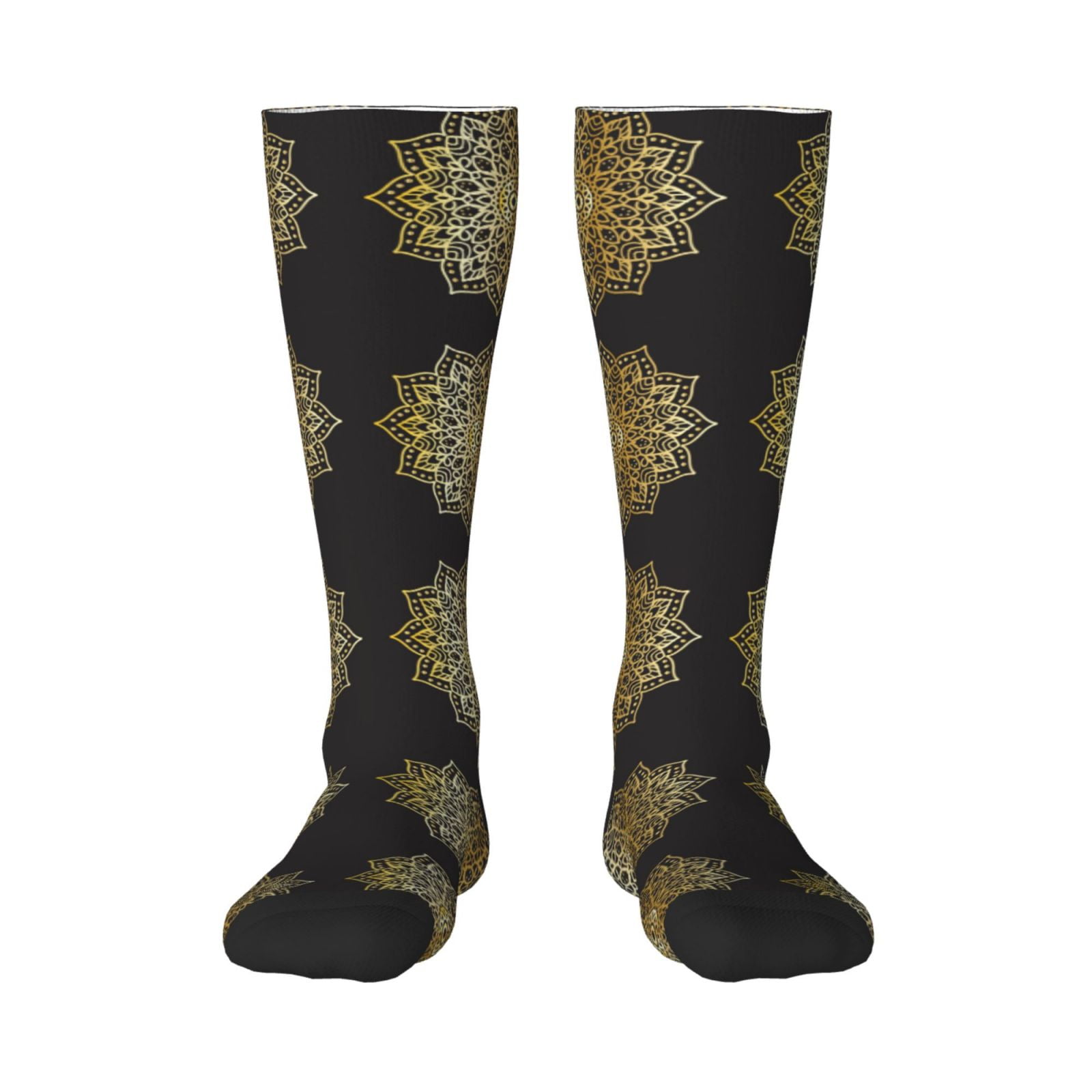 Sigee Gold Mandala for Socks for Men Women Socks Stocking Compression ...