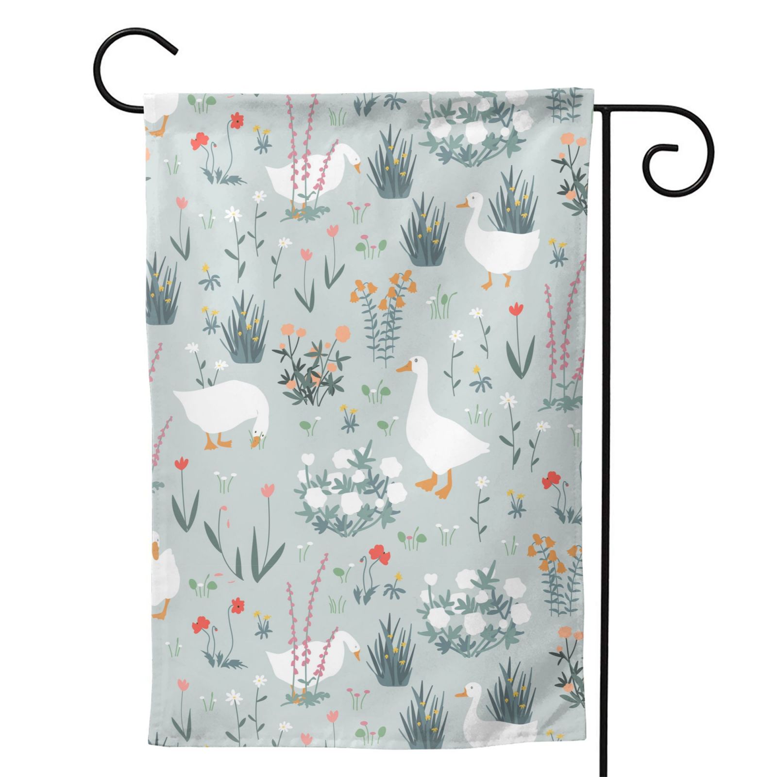 Sigee Goose and Doodle Flowers for Live Happy Decorative Small Garden ...