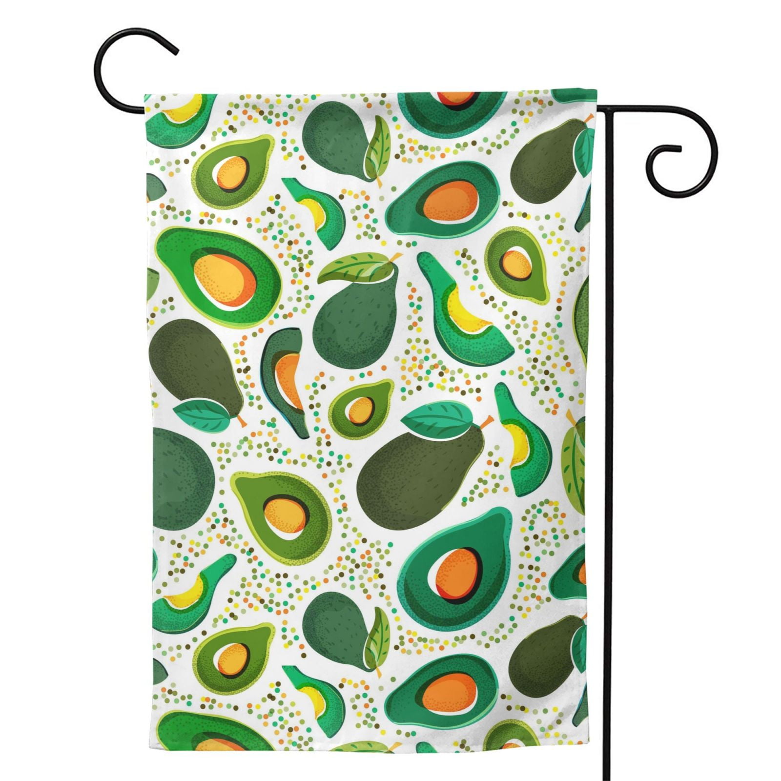 Sigee Green Avocado for Live Happy Decorative Small Garden Flag,Double ...