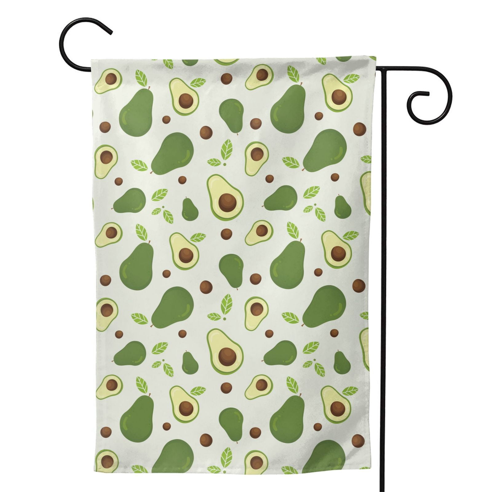 Sigee Green Avocado for Live Happy Decorative Small Garden Flag,Double ...