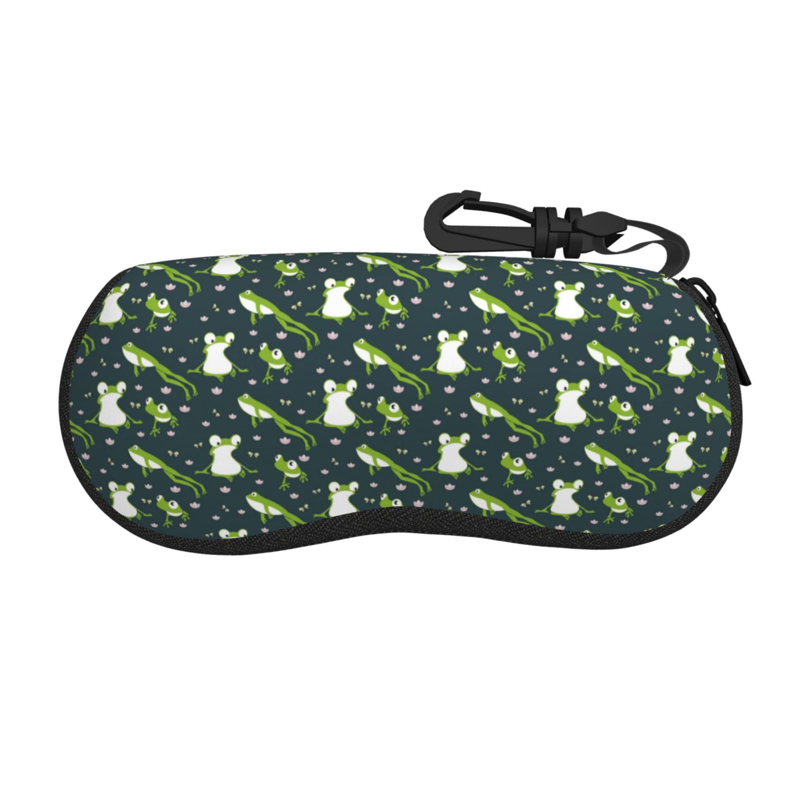 Sigee Green Frogs for Soft Eyeglass Cases for Women and Men Zipper ...