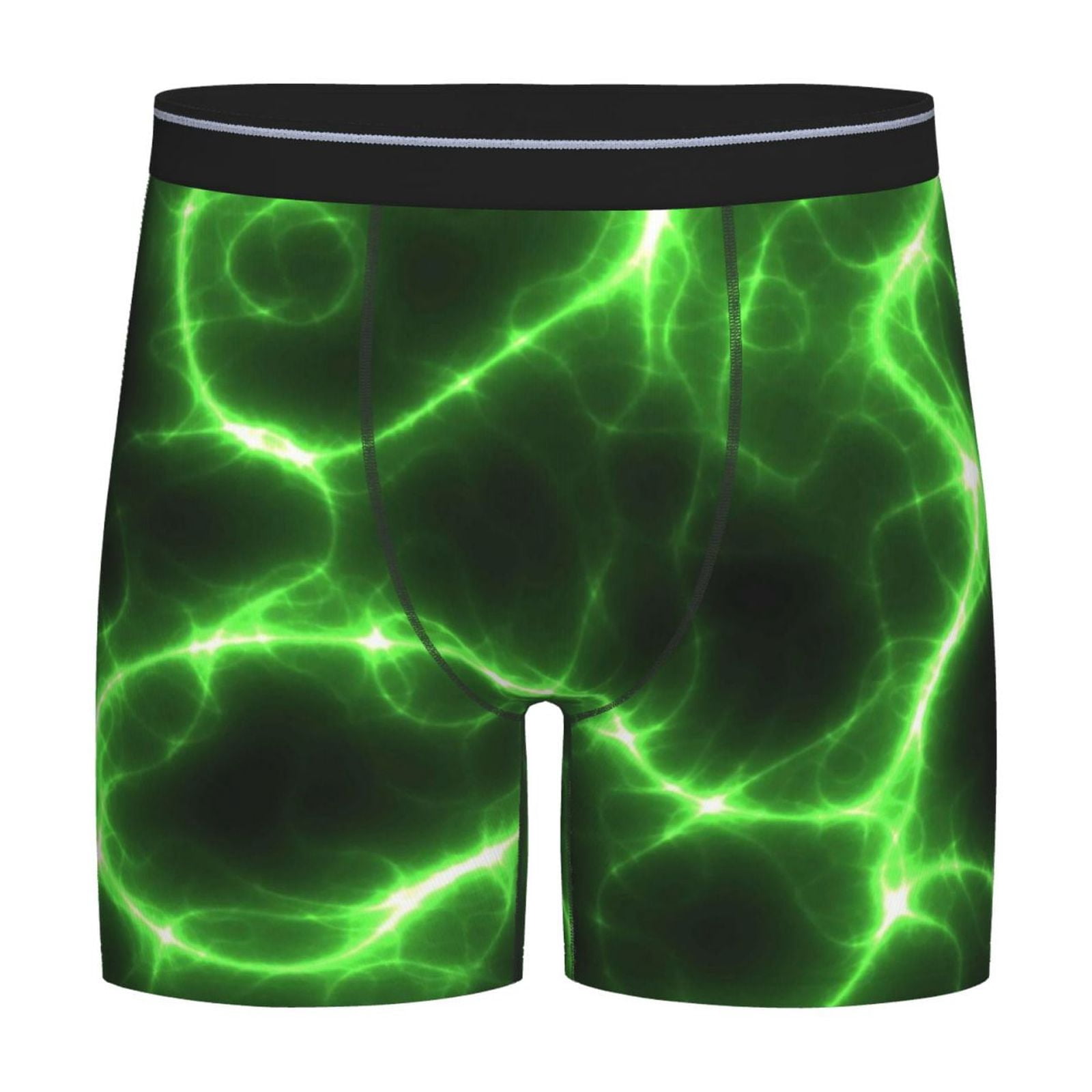 Sigee Green Lightning for Men's Boxer Briefs,Moisture Wicking and ...
