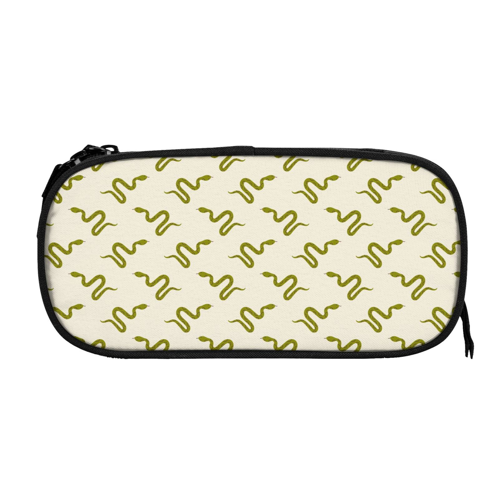 Sigee Green Snake for Portable Pencil Pouch with Zipper for Students ...