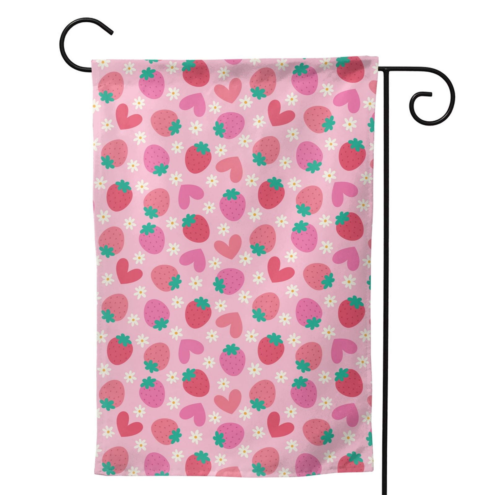 Sigee Haear Strawberry for Live Happy Decorative Small Garden Flag ...