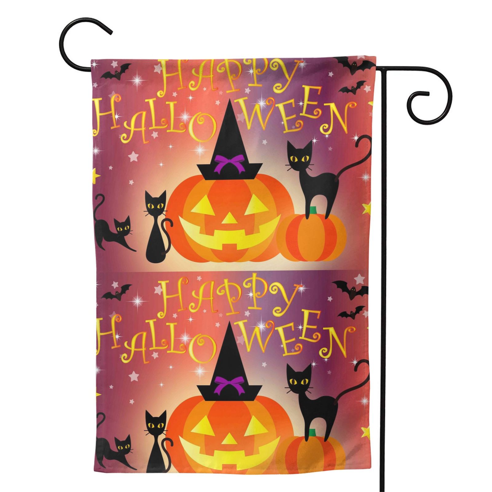 Sigee Halloween for Live Happy Decorative Small Garden Flag,Double ...