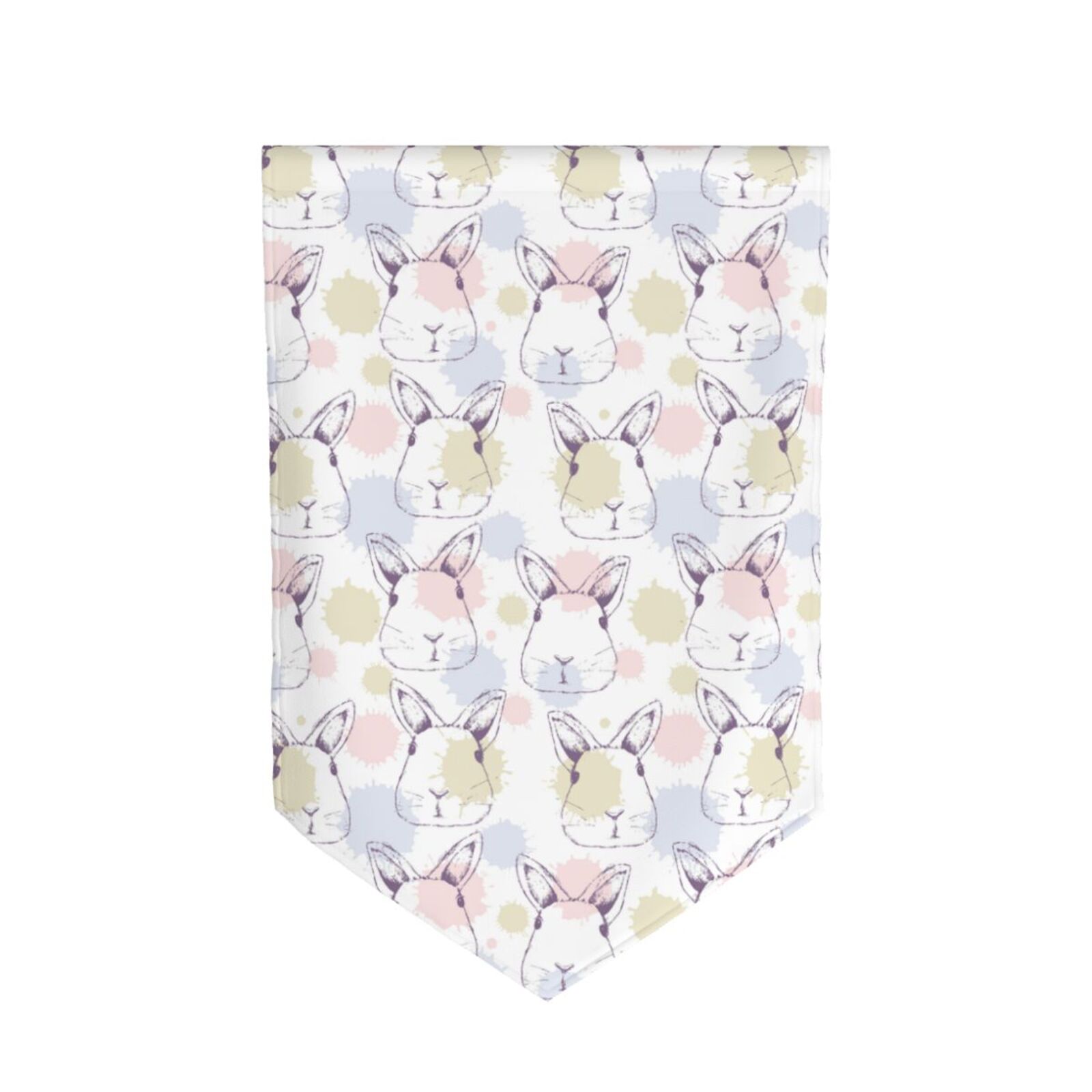 Sigee Hand Drawn Rabbit Printed Flag12.5 * 18in Outdoor Yard Flags For ...