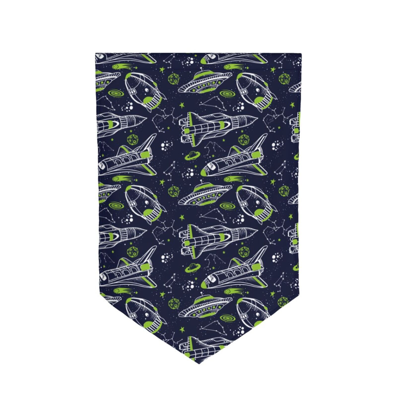 Sigee Hand Drawn Rockets Printed Flag12.5 * 18in Outdoor Yard Flags For ...