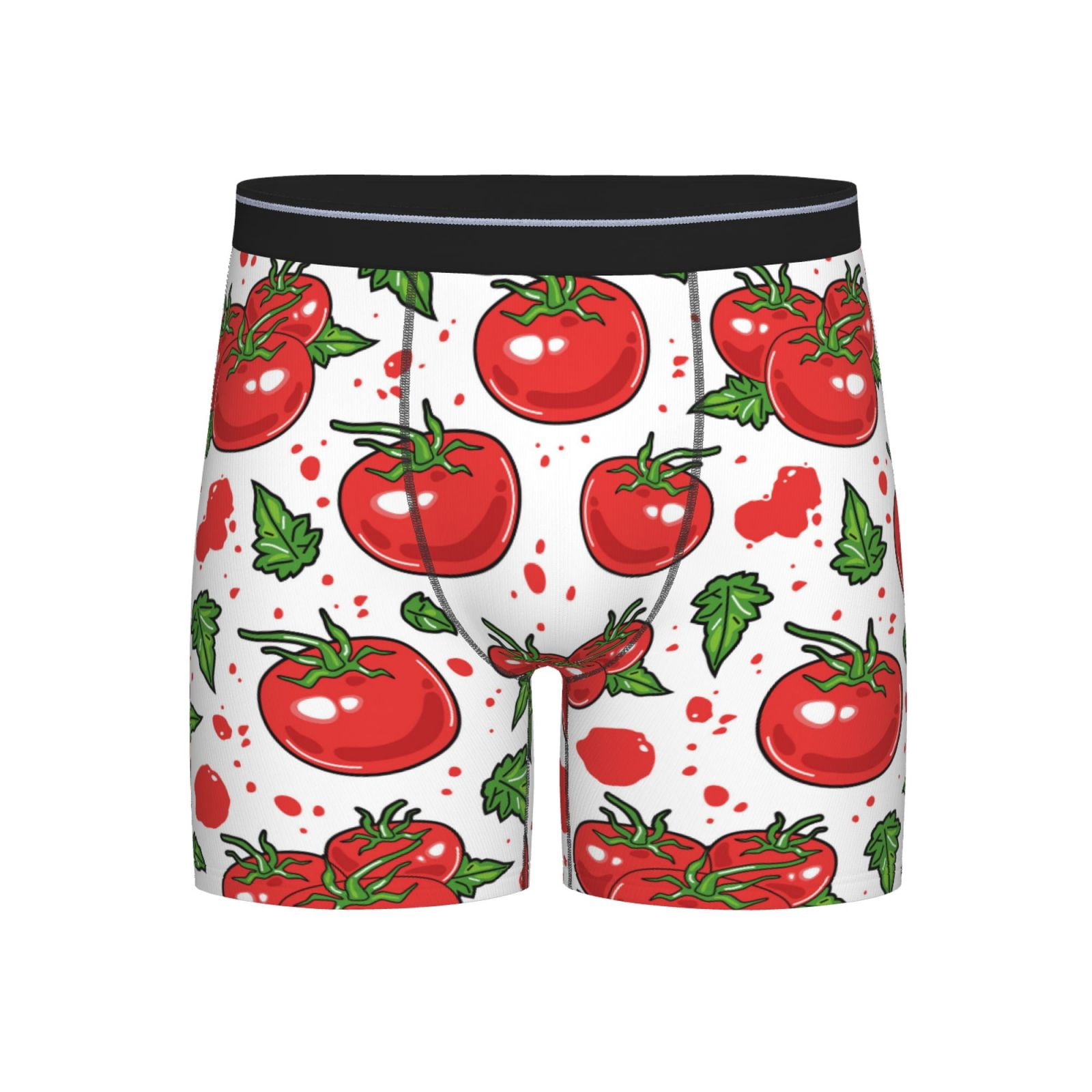 Sigee Hand Drawn Tomatoes for Men's Boxer Briefs,Moisture Wicking and ...