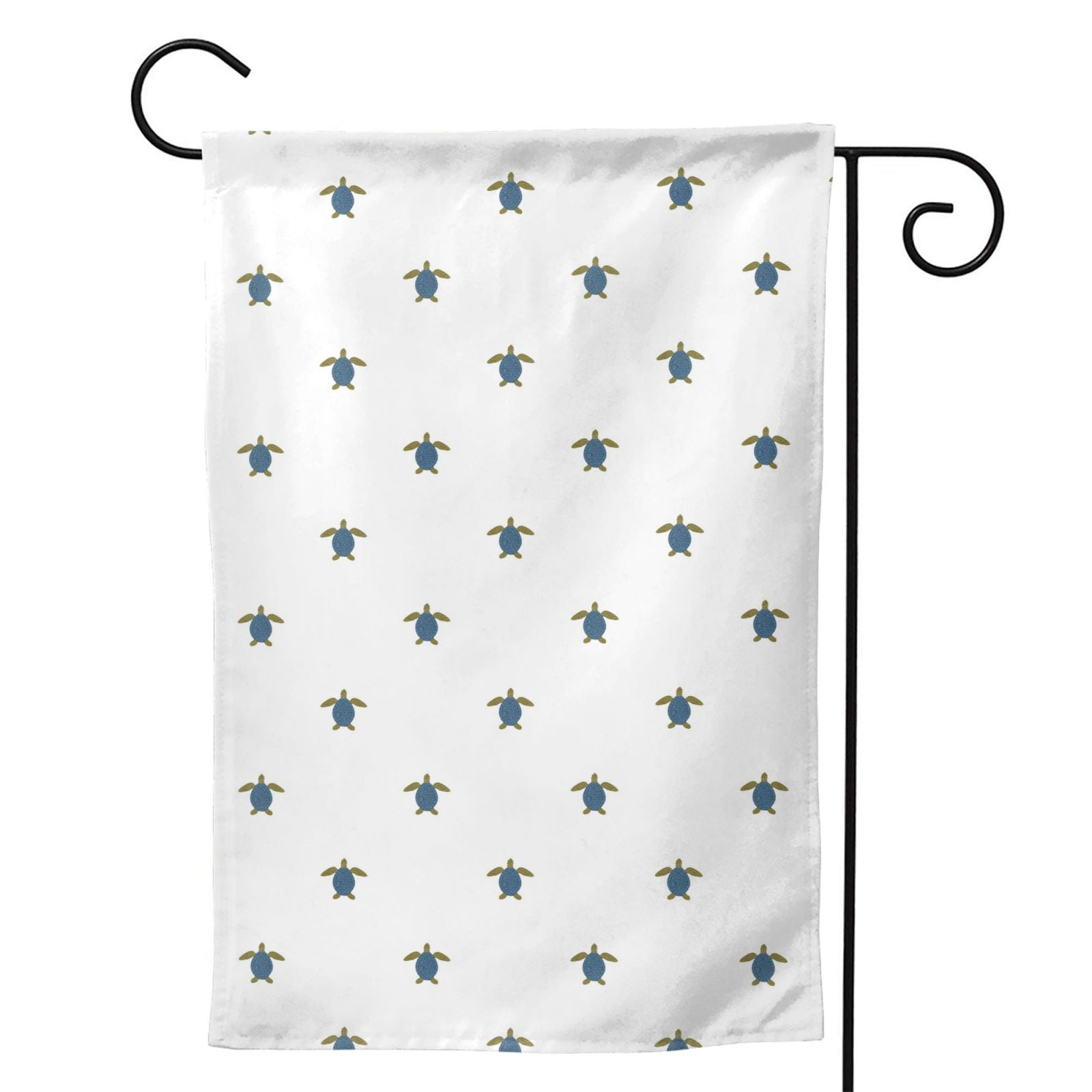 Sigee Hand Drawn Turtle for Live Happy Decorative Small Garden Flag ...