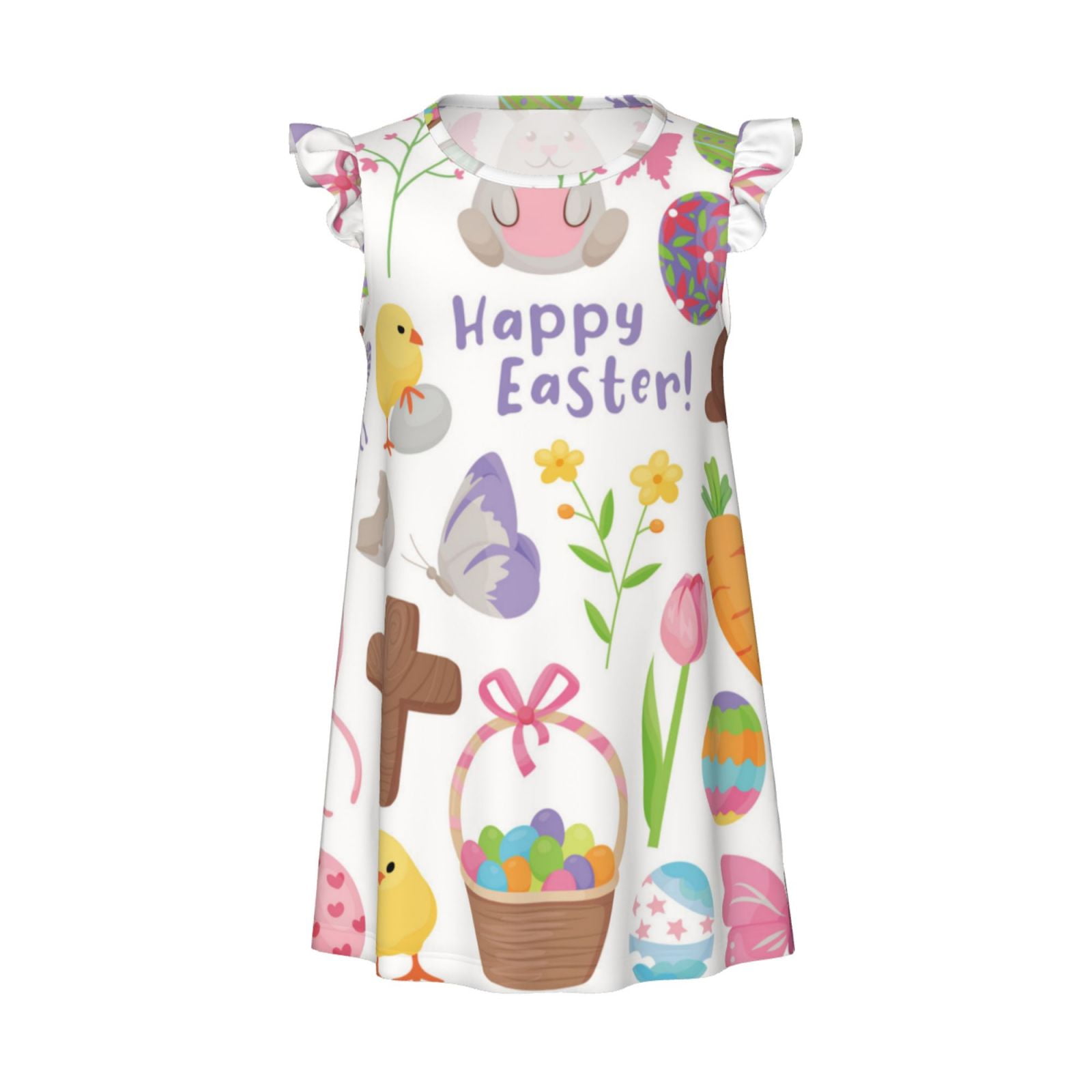 Sigee Happy Easter1 for Girls Sleepwear Nightie,Night Sleep Dress ...