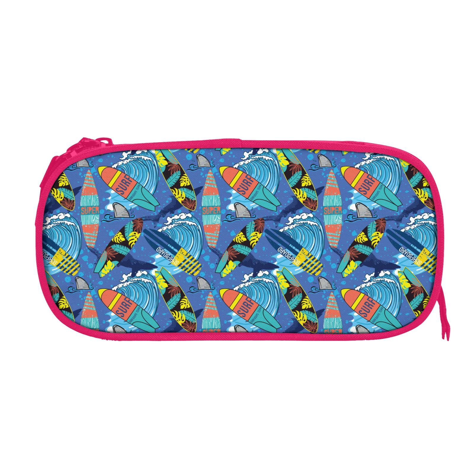 Sigee Hawaiian Style for Portable Pencil Pouch with Zipper for Students ...