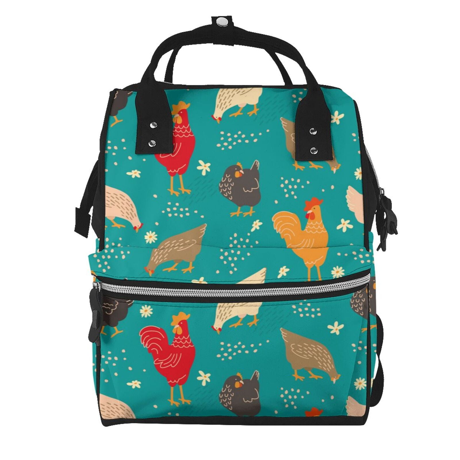 Sigee Hens And Rooster for Premium Mummy Backpack – Waterproof, Stylish ...