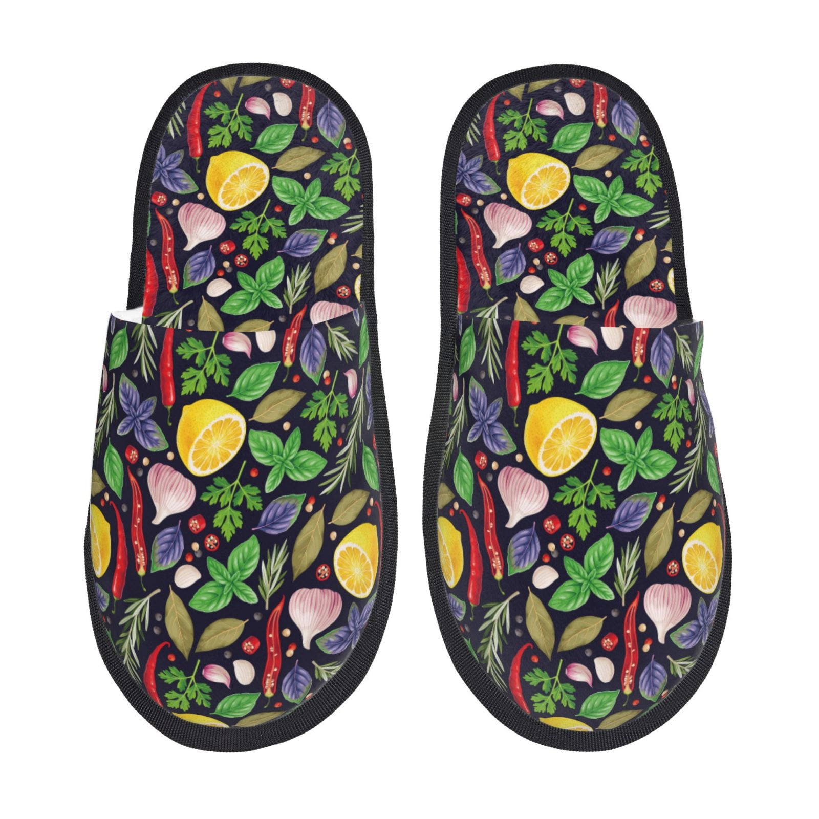 Sigee Herbs And Spices for Cozy Furry Slippers Super Soft Indoor and ...