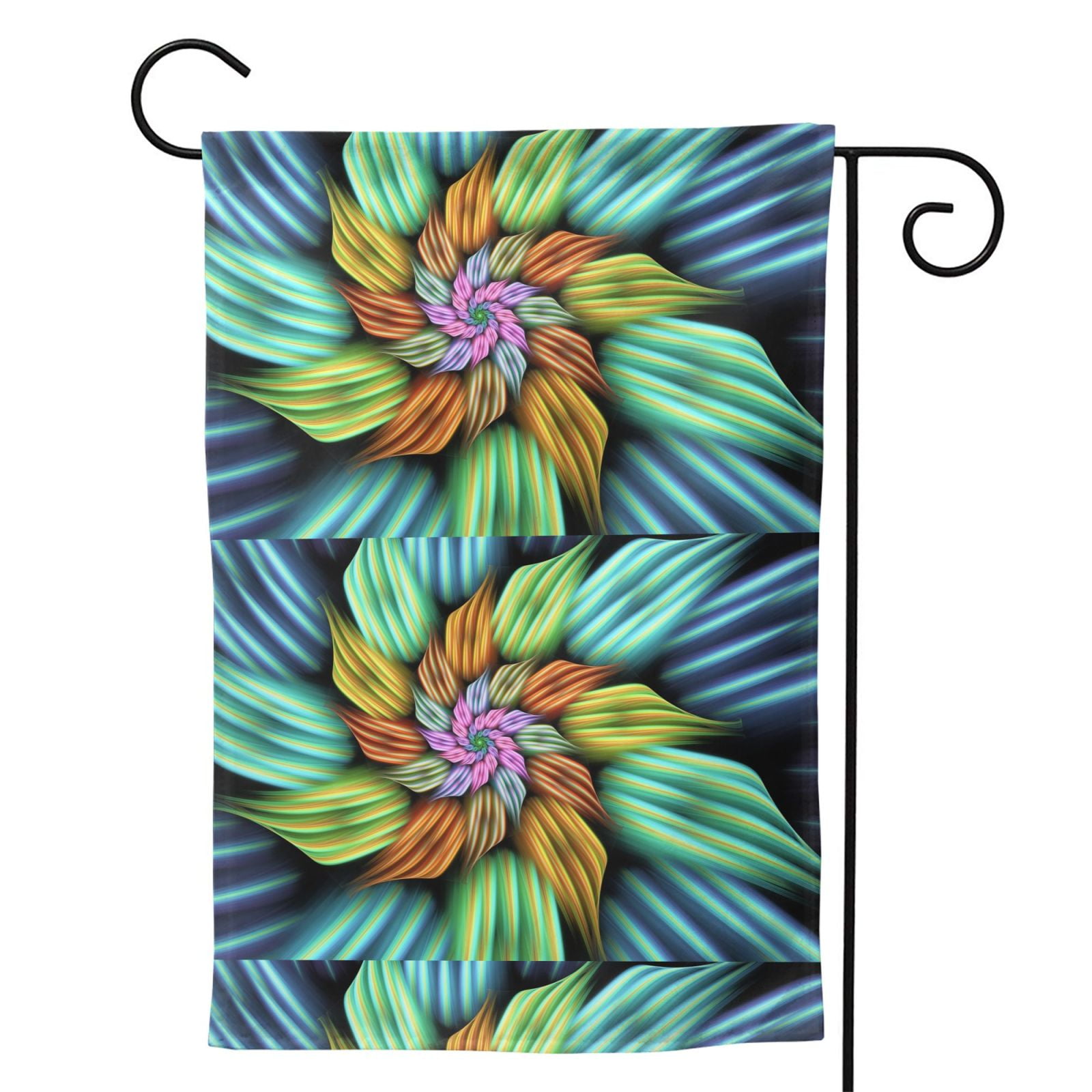 Sigee Hippie Style for Live Happy Decorative Small Garden Flag,Double ...
