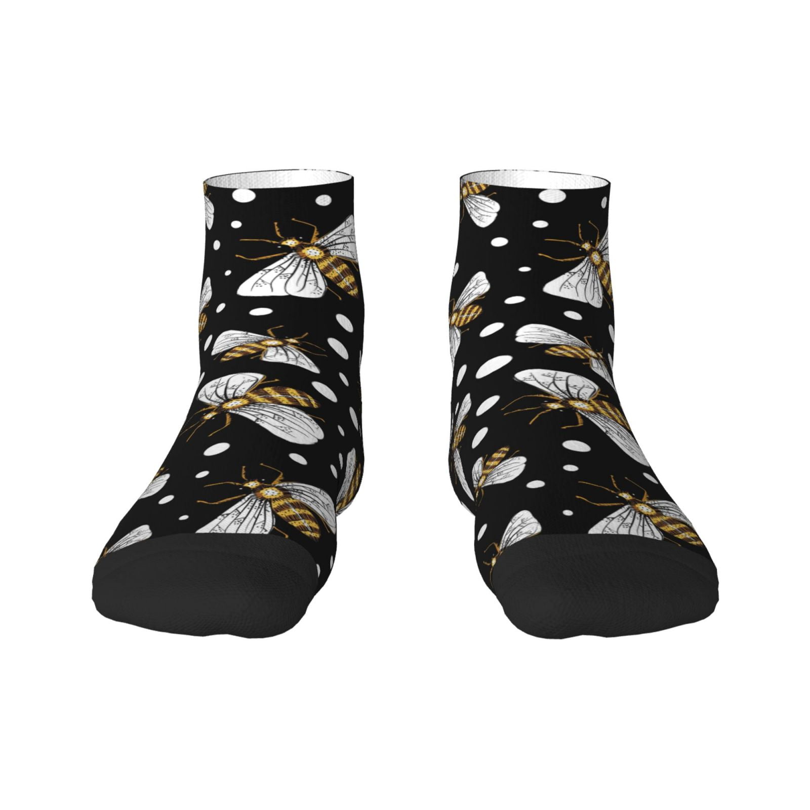 Sigee Honey Bees at Night for Crew Soft Moisture-wicking Socks ,Cushion ...